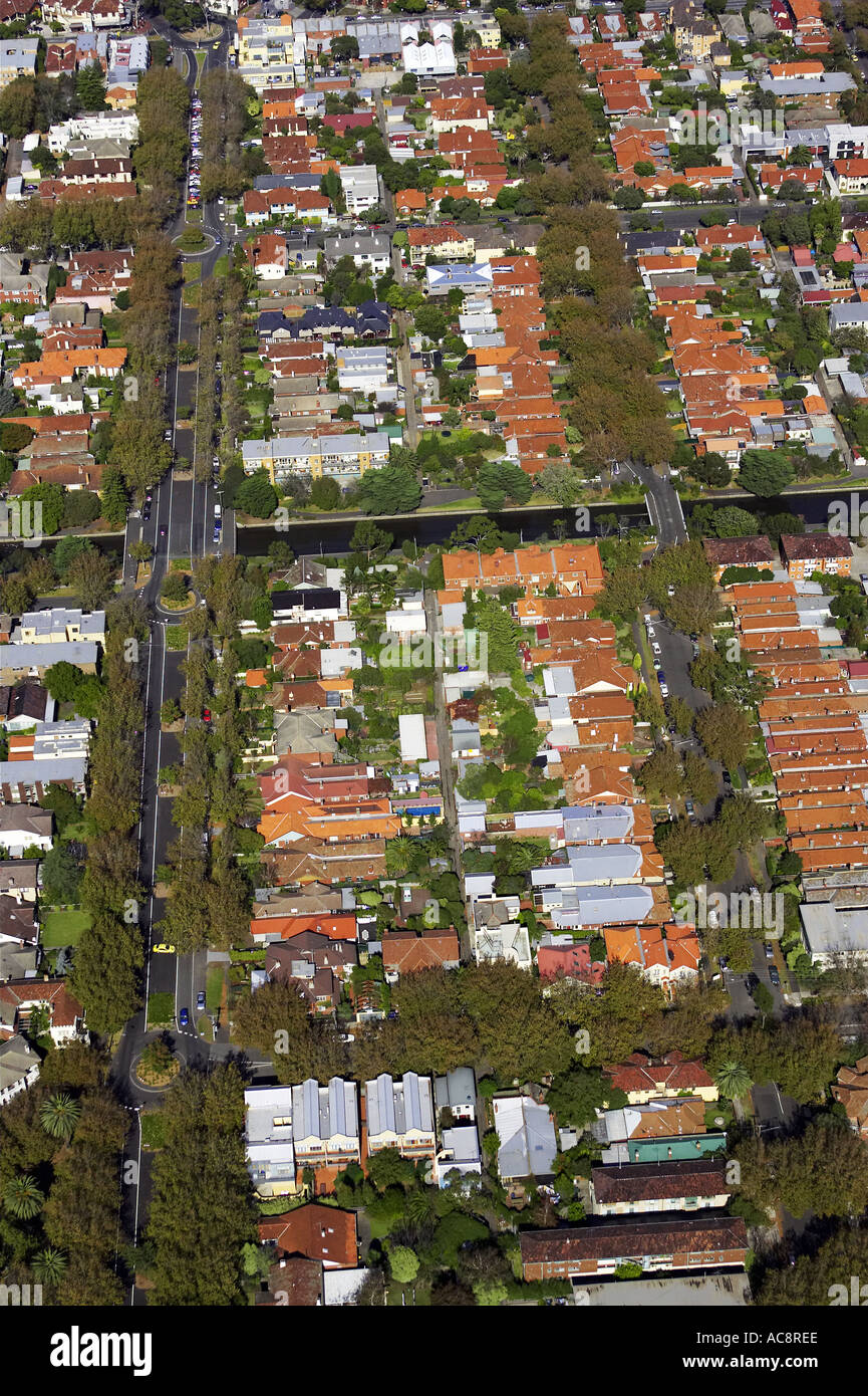Melbourne suburb aerial hi-res stock photography and images - Alamy