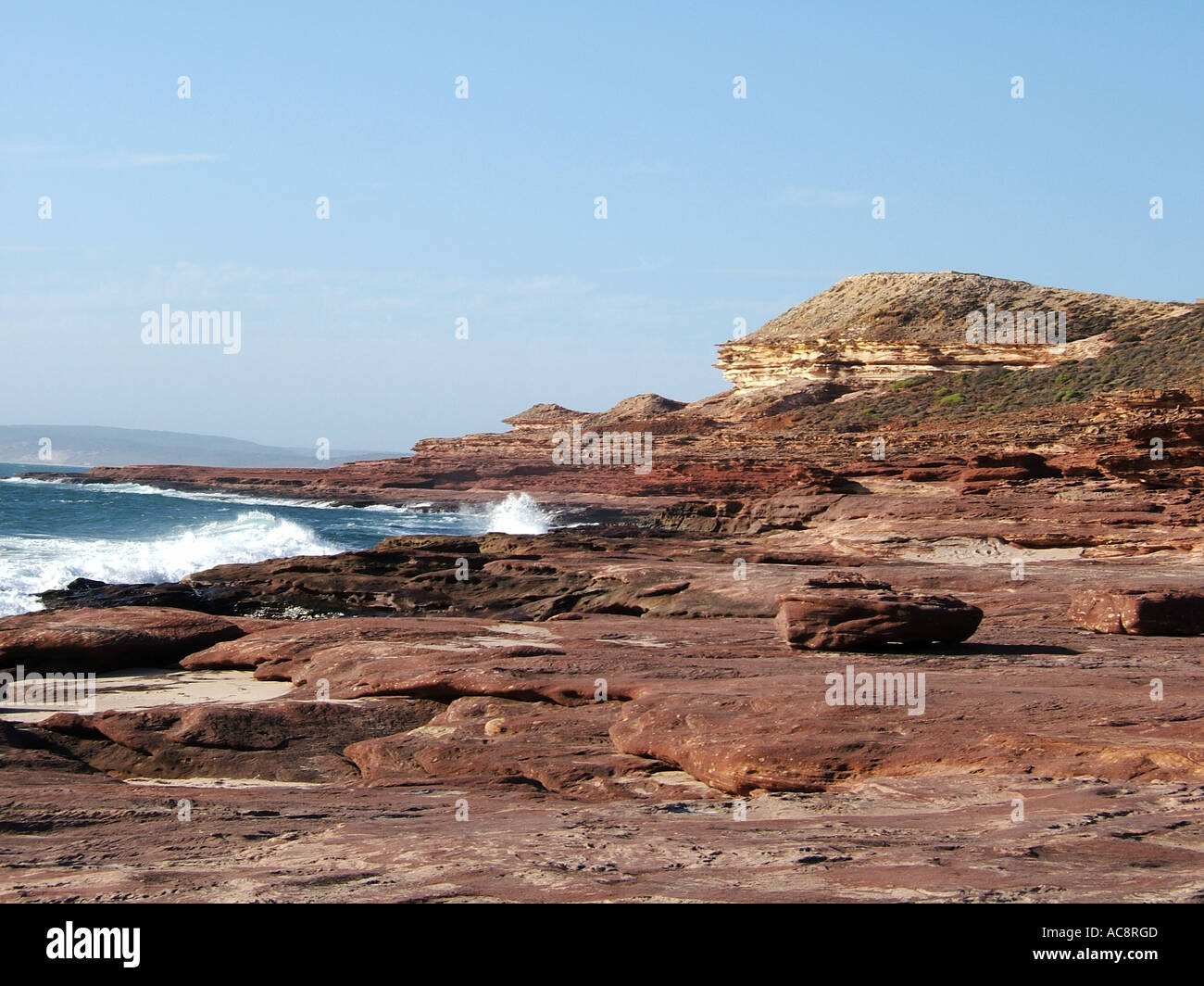 Coastal Cliffs, Kalbarri National Park, Western Australia Stock Photo ...