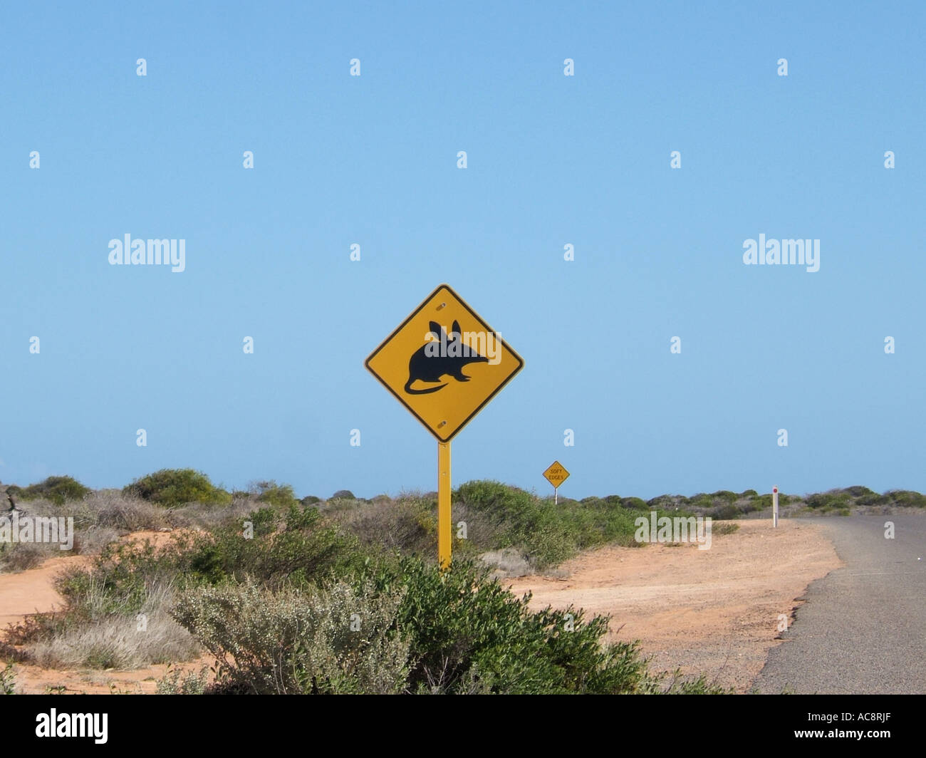 Outback Signpost, Shark Bay, Western Australia Stock Photo - Alamy