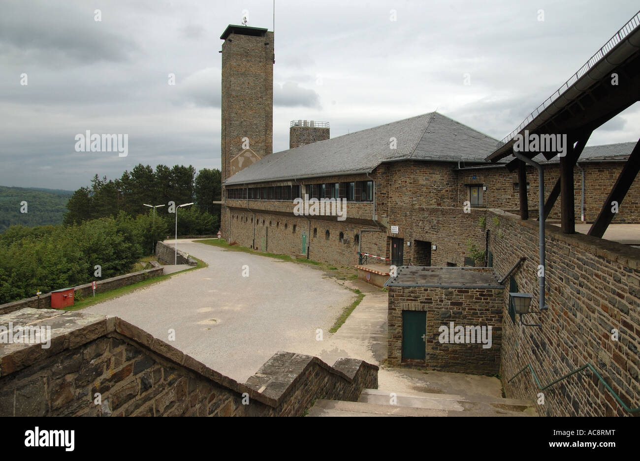 Main building of Vogelsang Nazi Castle Stock Photo - Alamy