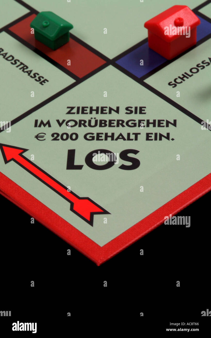 Monopoly Board German Stock Photo - Alamy
