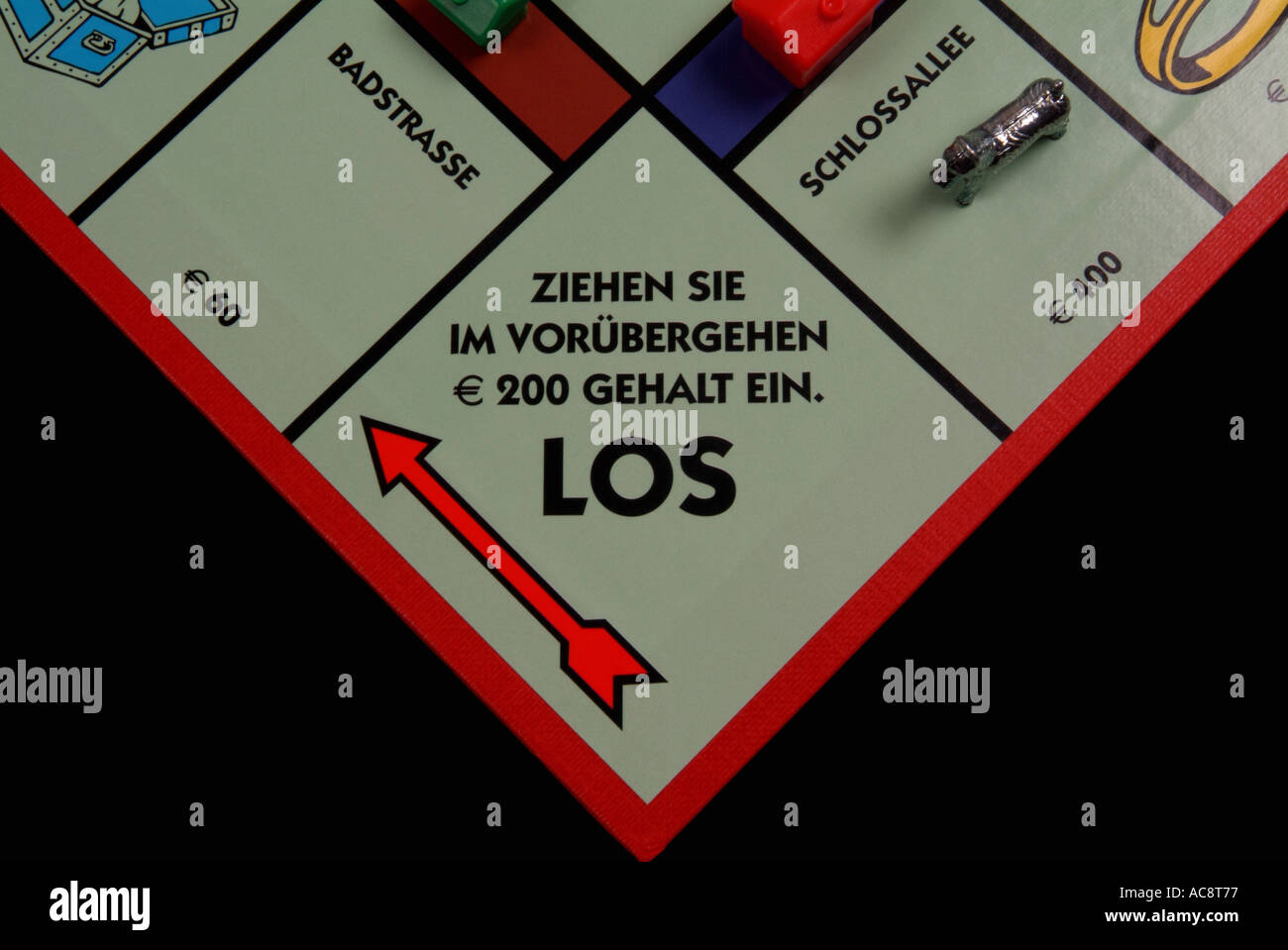 Monopoly Board German Stock Photo - Alamy