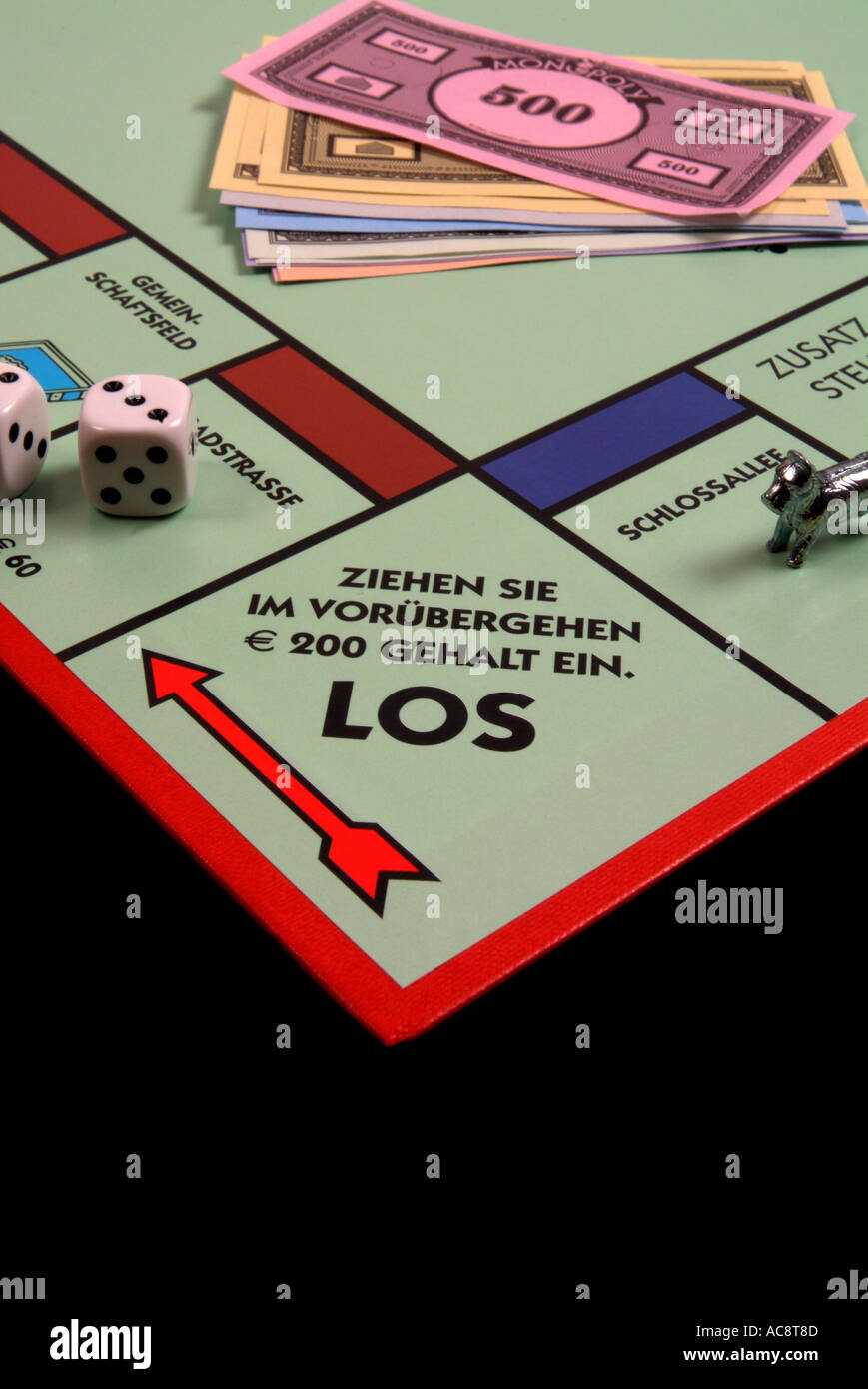 Monopoly Board French Stock Photo - Alamy