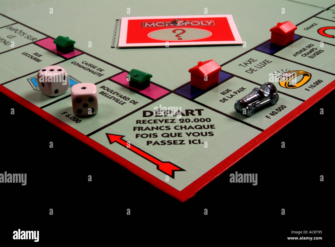 Monopoly Board French Stock Photo - Alamy