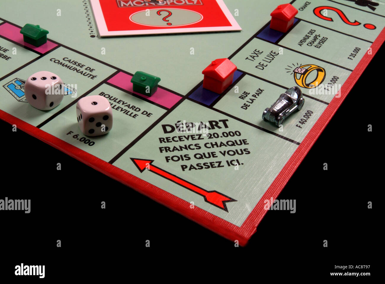 Monopoly Board French Stock Photo - Alamy
