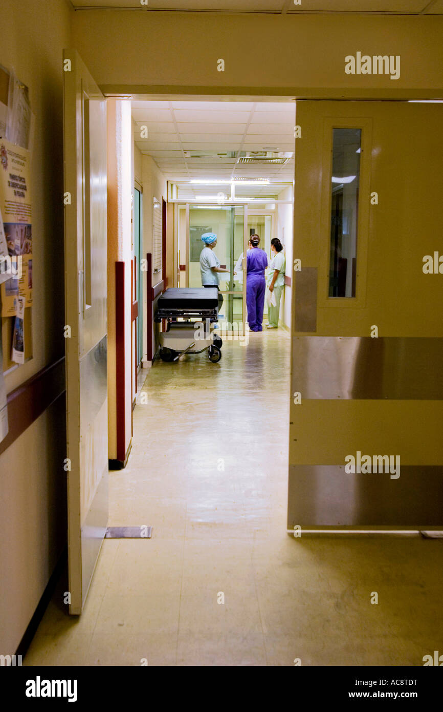 Three female nurses standing in a corridor of hospital Stock Photo - Alamy