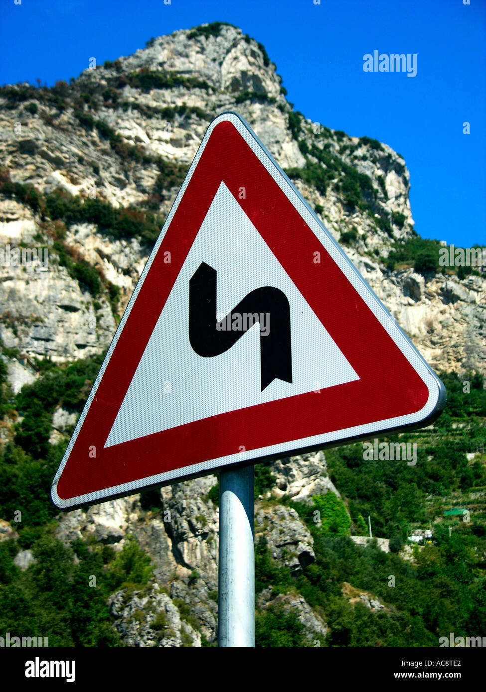 Positano road sign hi-res stock photography and images - Alamy