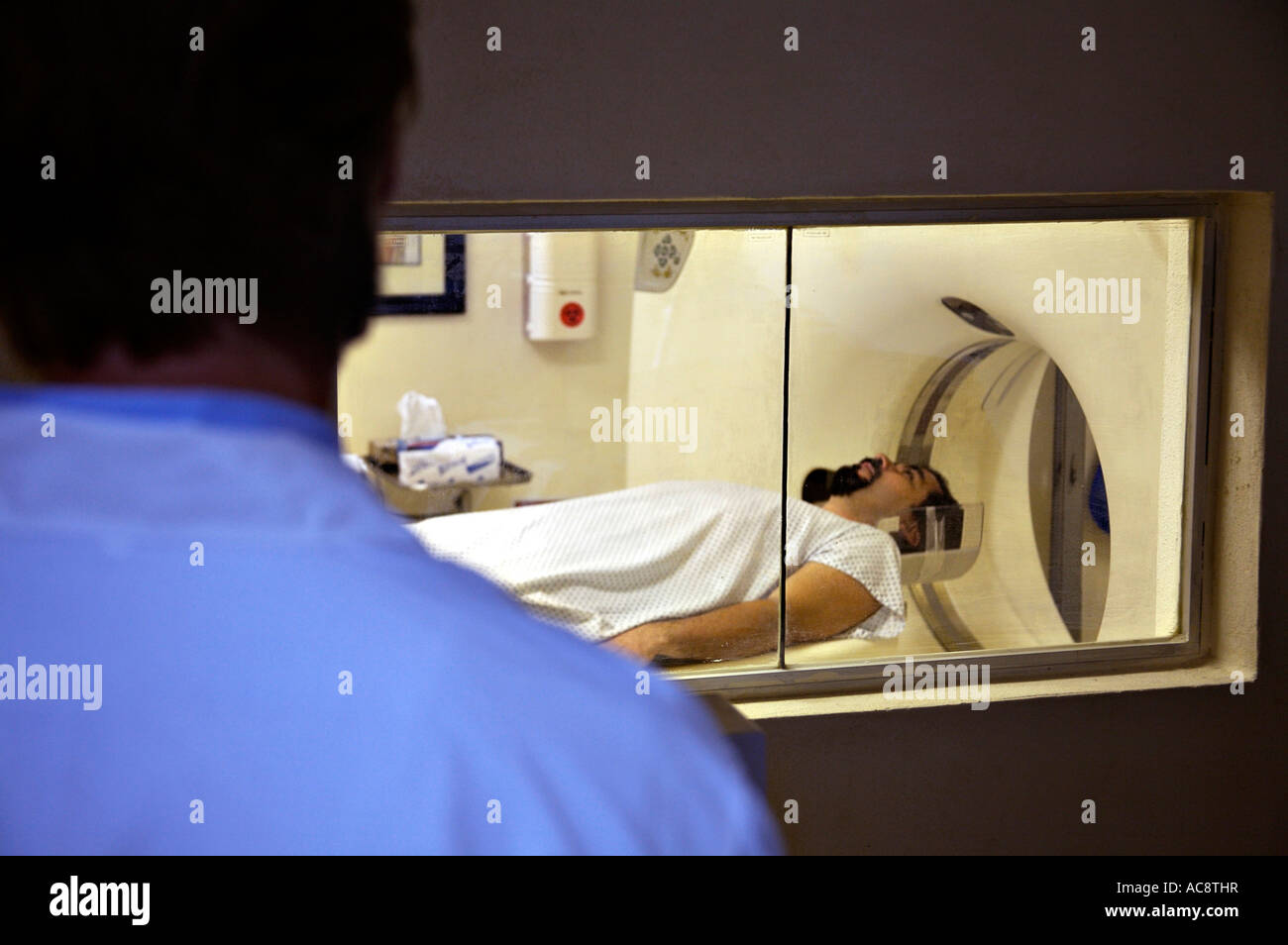 Patient getting an MRI scan Stock Photo - Alamy