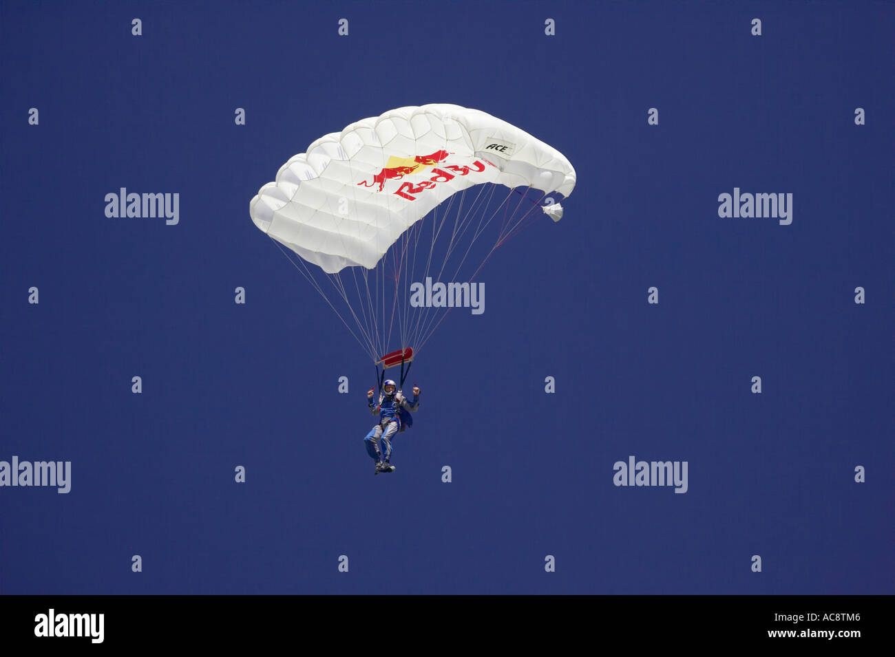 Red bull parachute jump hi-res stock photography and images - Alamy