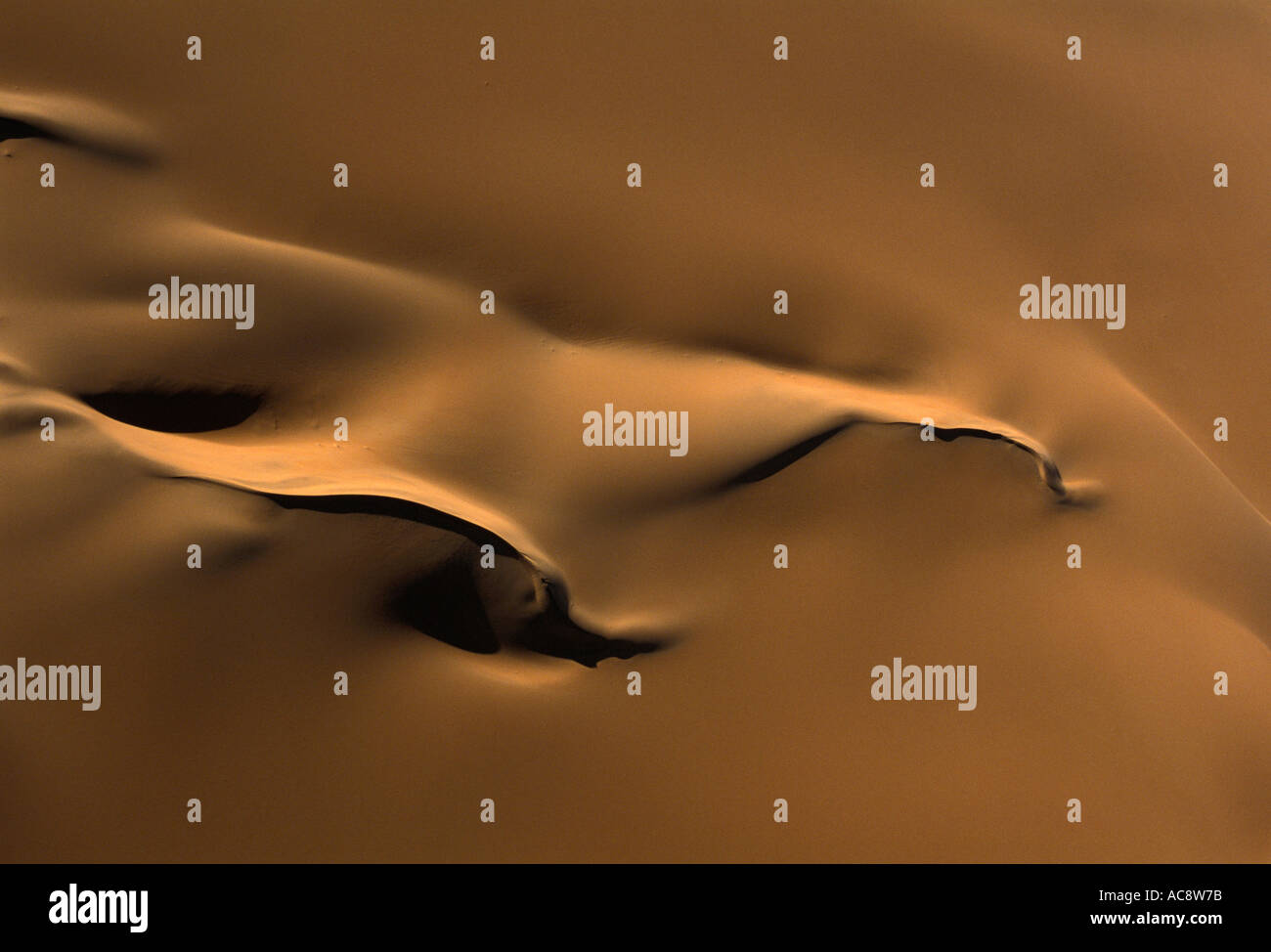 Graphic art of the sand dunes Aerial photograph of the Namib Desert ...