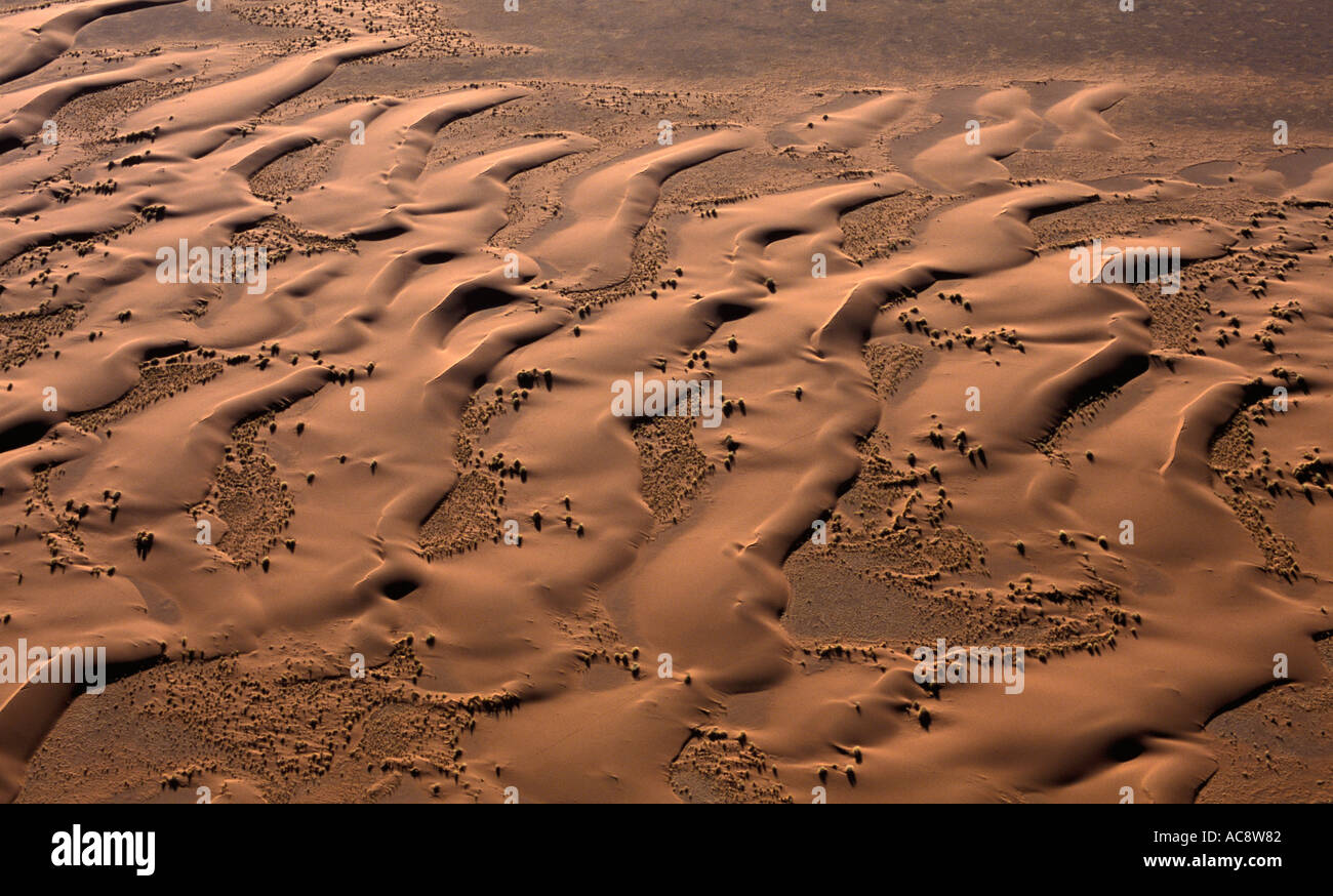 Barchan dunes of the Namib Desert Aerial photograph Stock Photo - Alamy