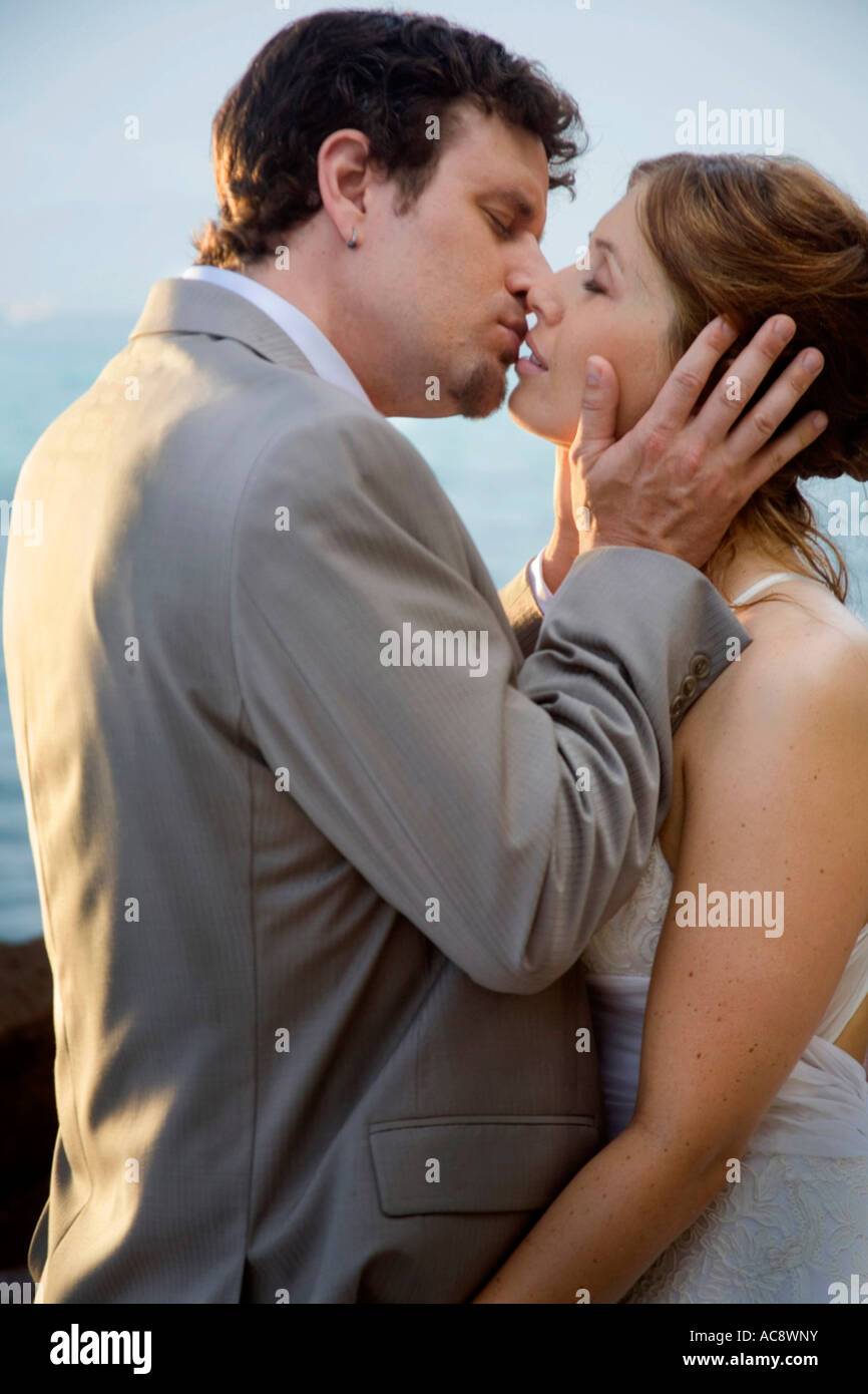 Affectionate couple kissing other hi-res stock photography and images - Alamy