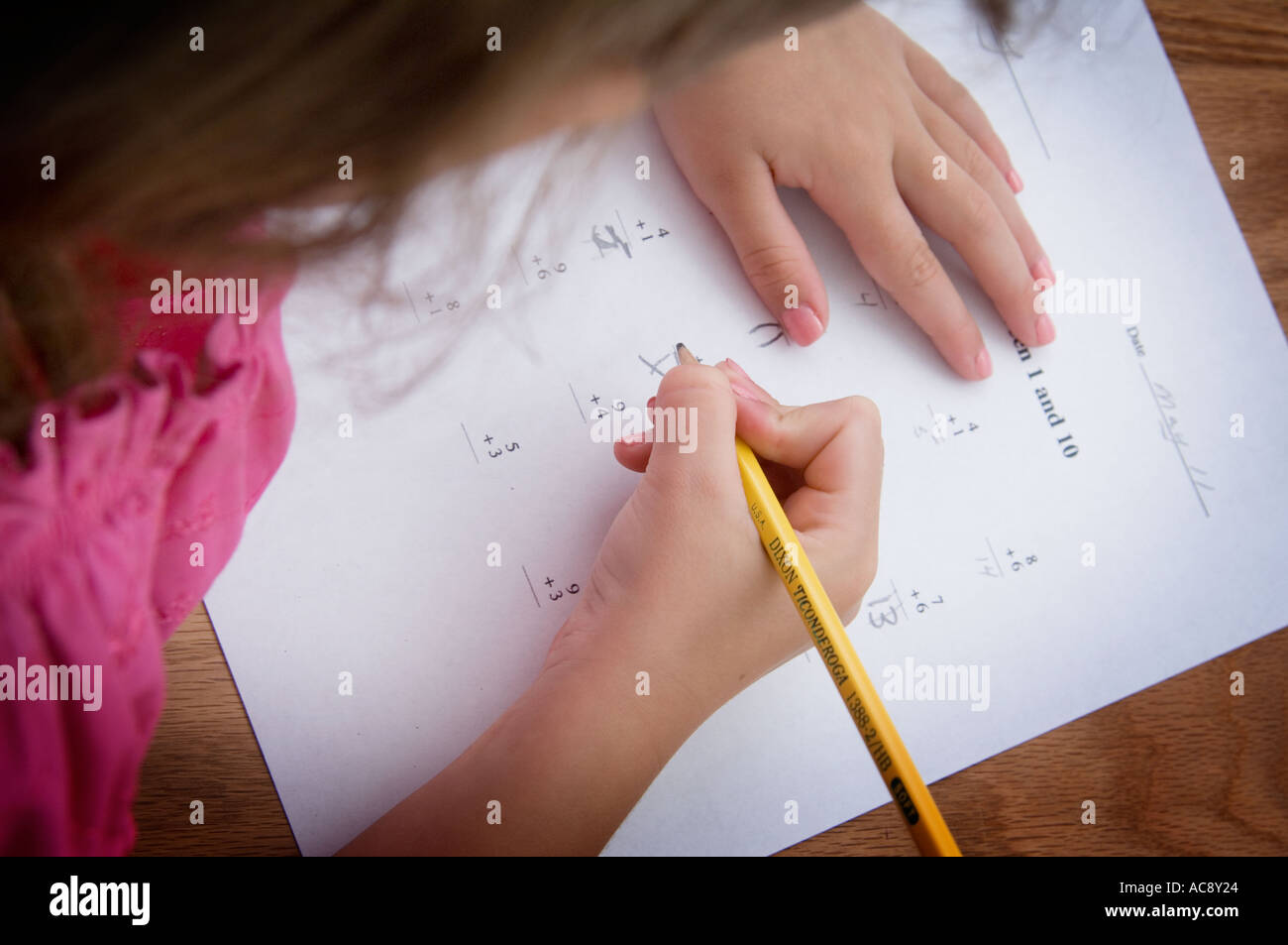 Doing math problem hi-res stock photography and images - Alamy