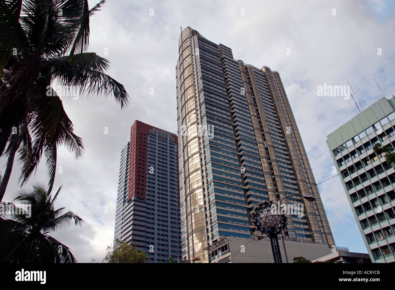 Buildings on Roxas Boulevard, Manila, Philippines Stock Photo - Alamy