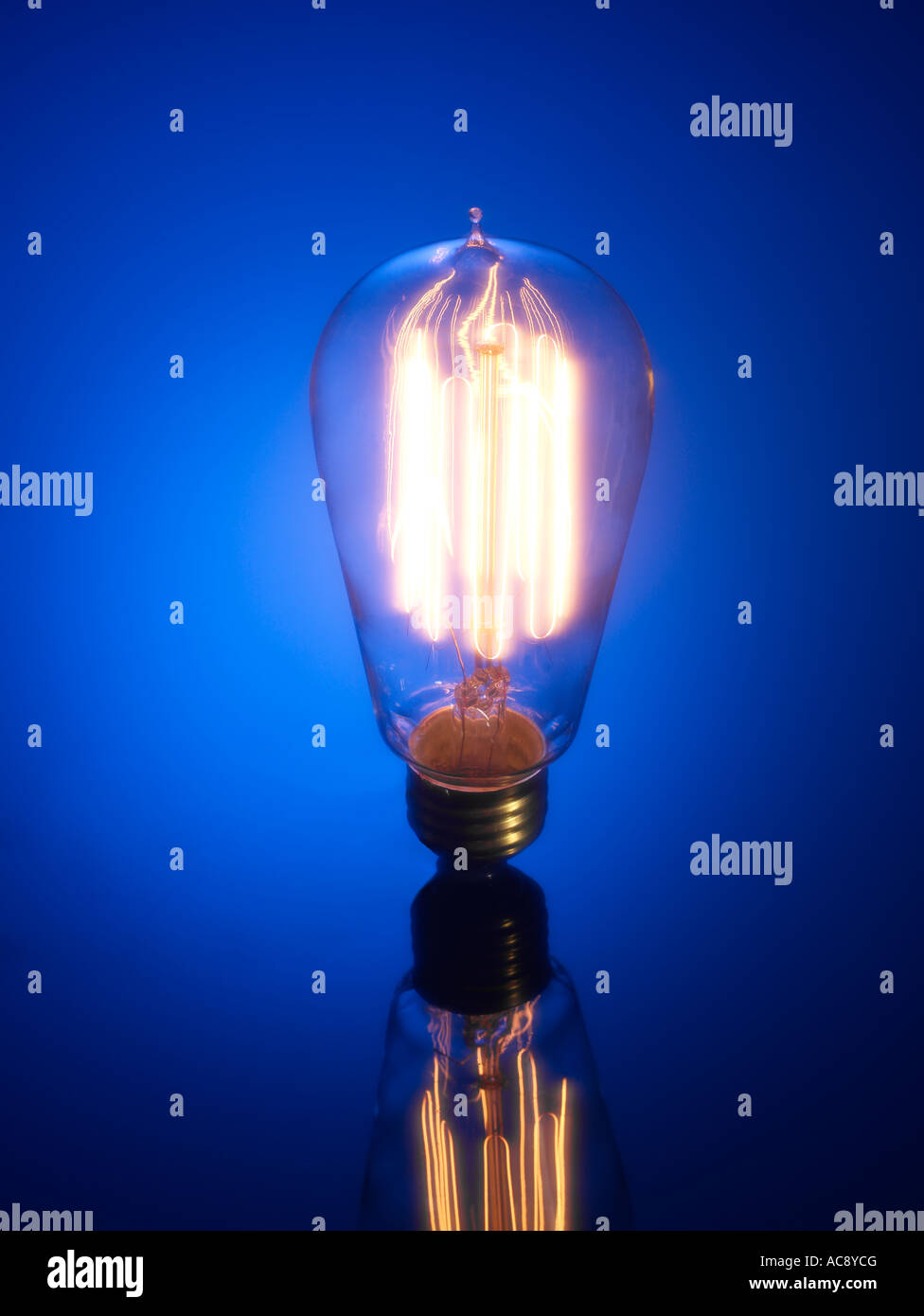 Light bulb vertical Stock Photo - Alamy