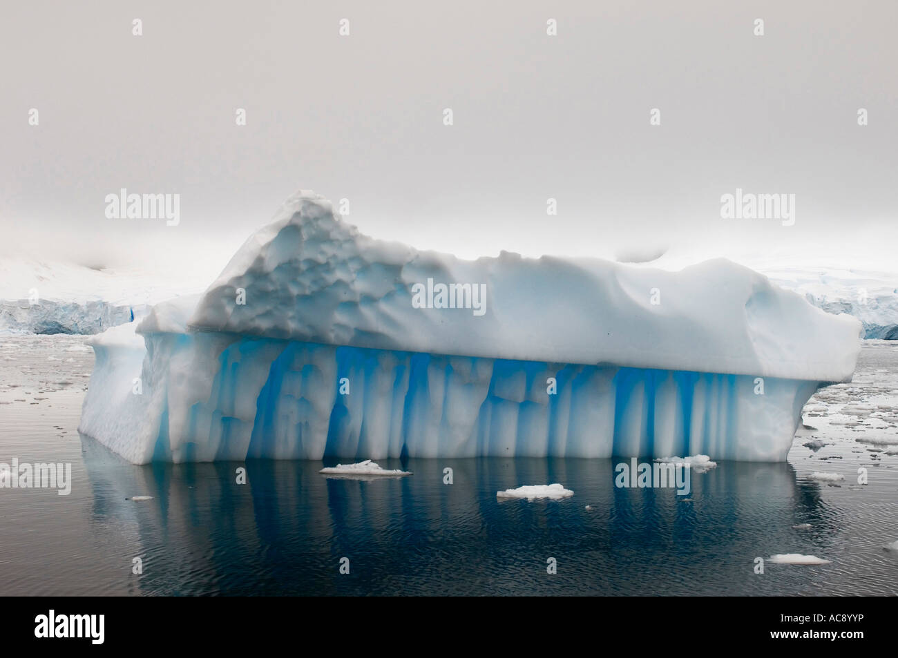 Reflection of an iceberg in water Stock Photo - Alamy