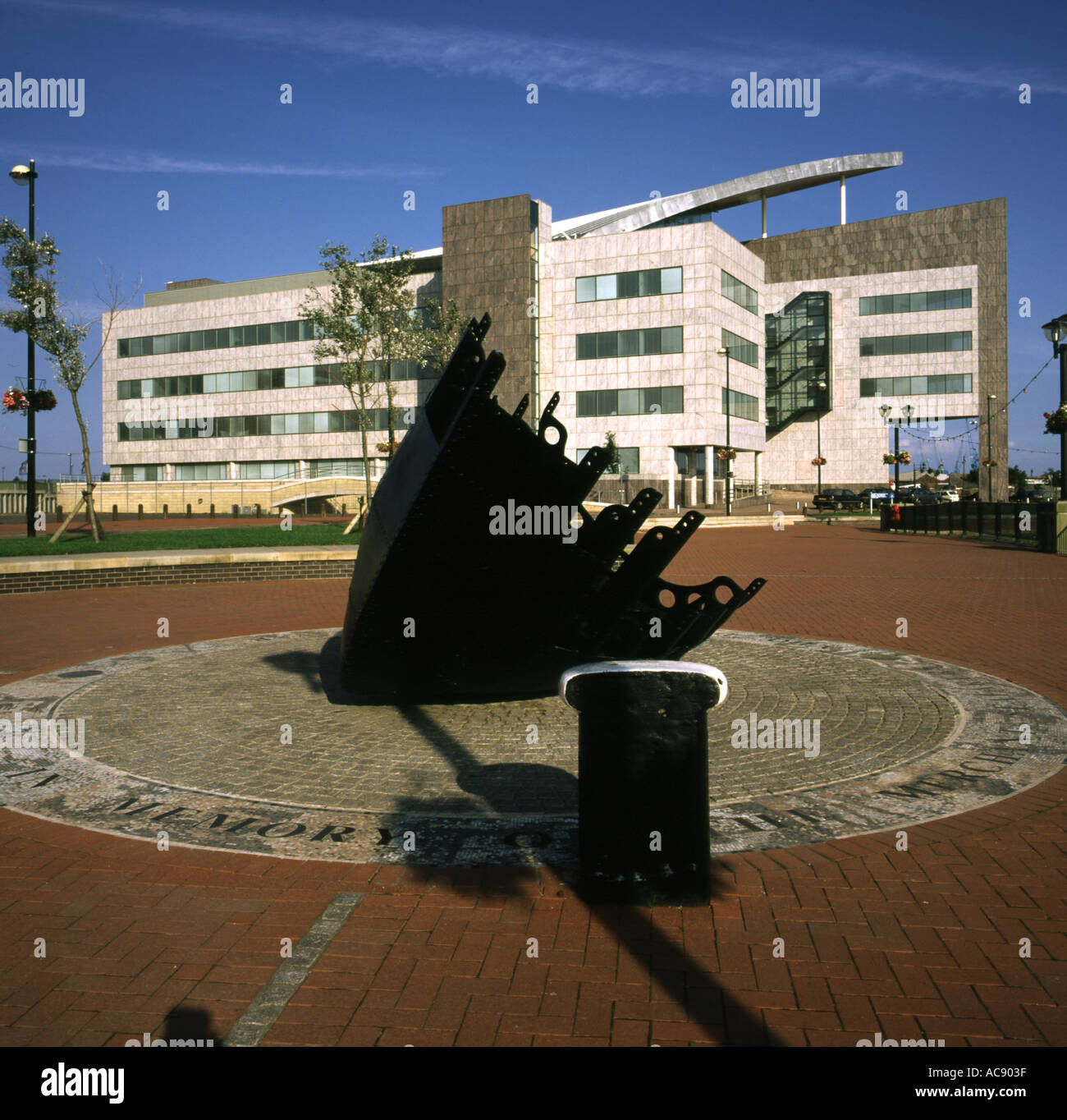 Merchant Seafarers Memorial NCM Building Cardiff Bay South Glamorgan ...