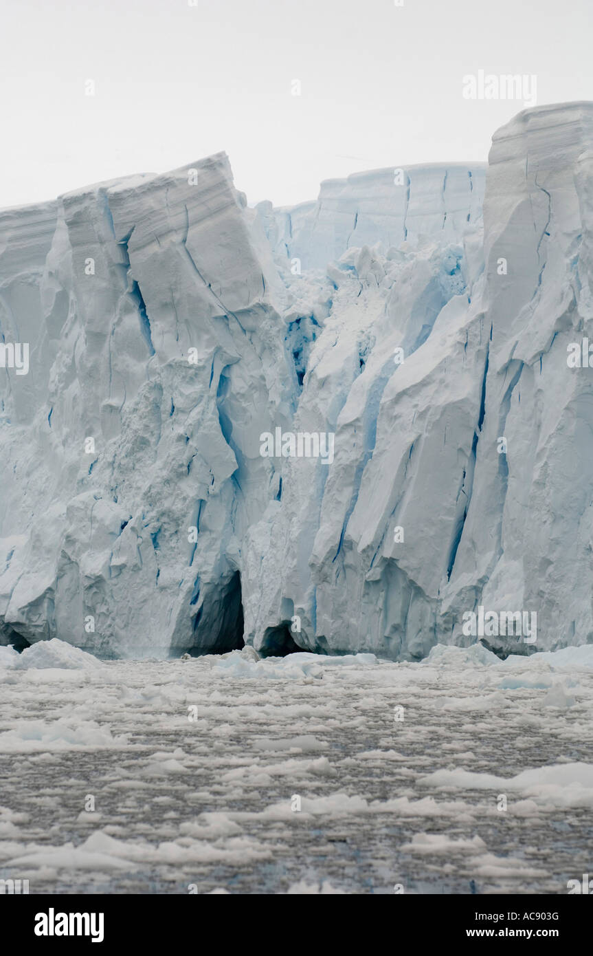 Ice floe floating on water Stock Photo - Alamy