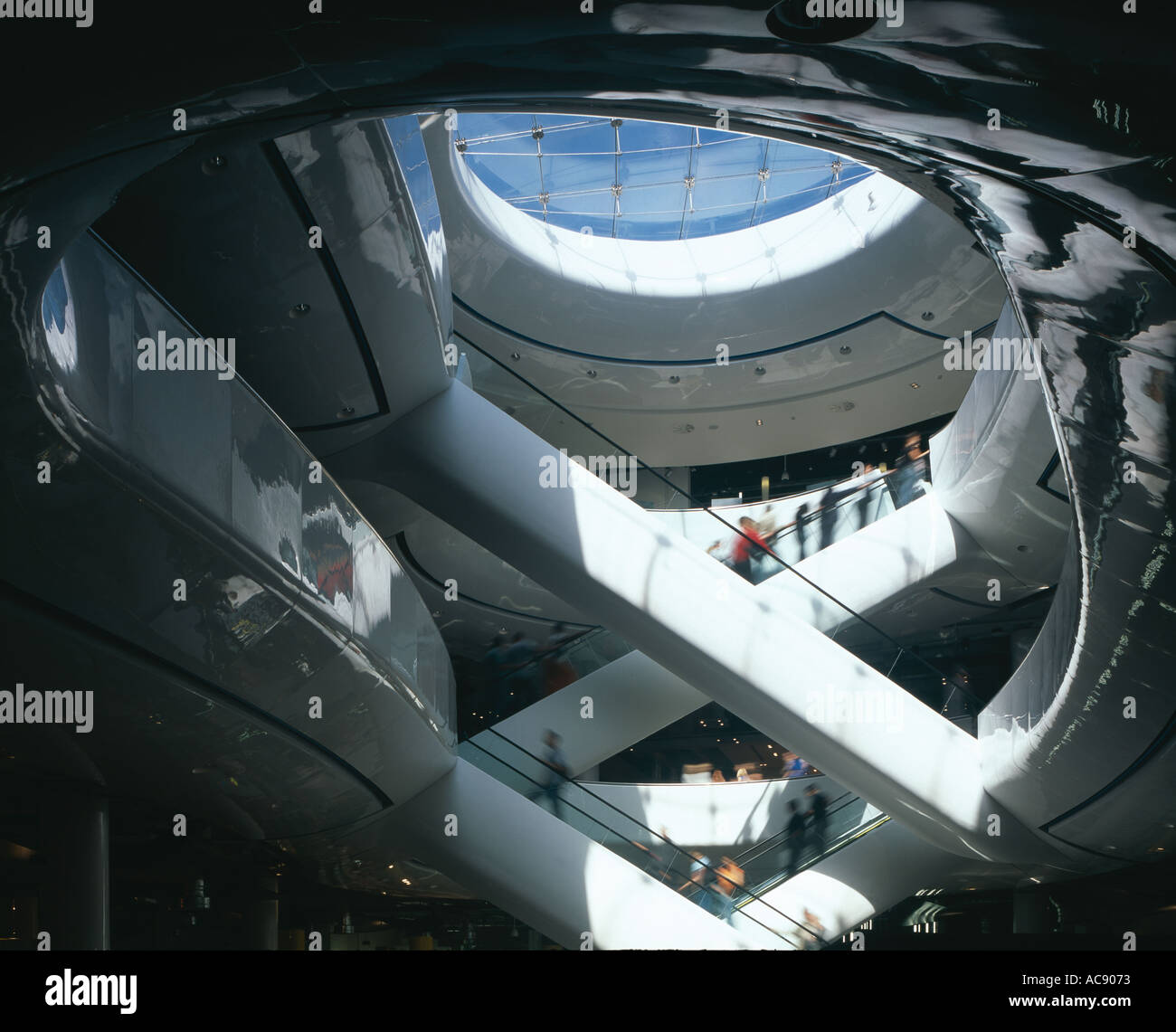 Selfridges, Birmingham (2003) - Main atrium. Architect: Future Systems ...