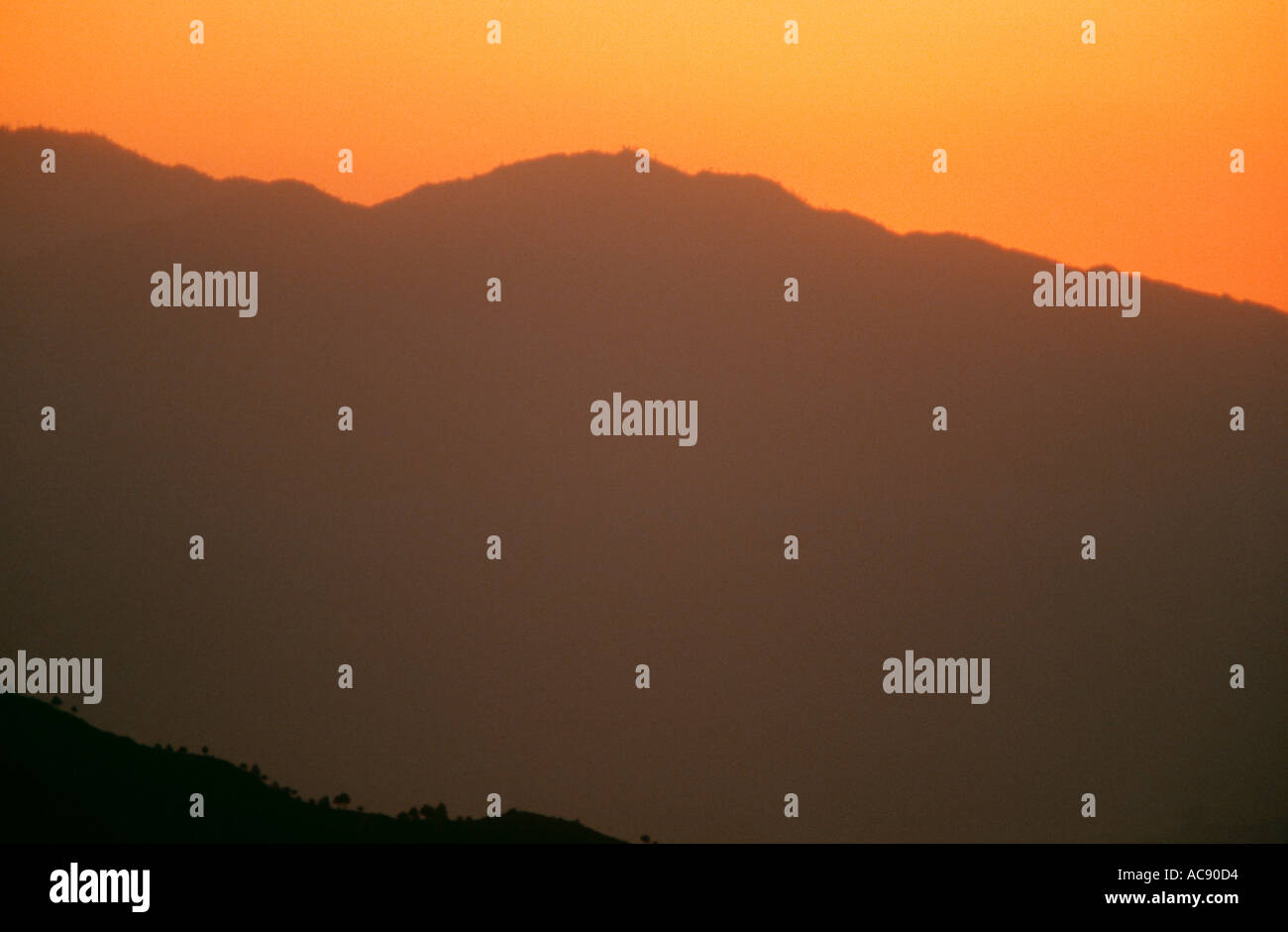 Sunset over kathmandu hi-res stock photography and images - Alamy