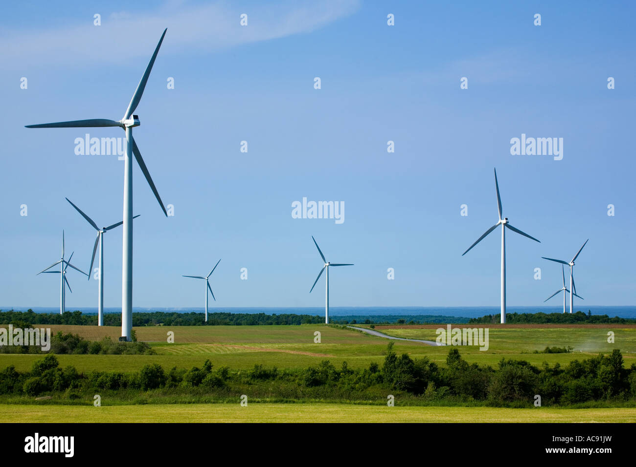 Wind turbine farm tug hill hi-res stock photography and images - Alamy