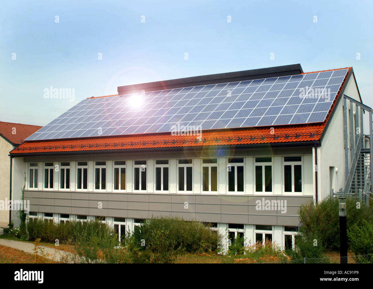 Solar panels on local hi-res stock photography and images - Alamy