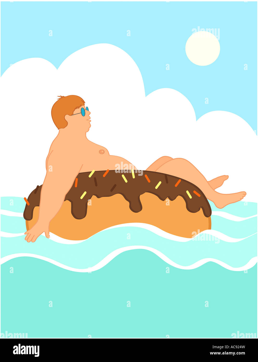 Donut Floater Linda Braucht (b.20th C. American) Computer graphics ...