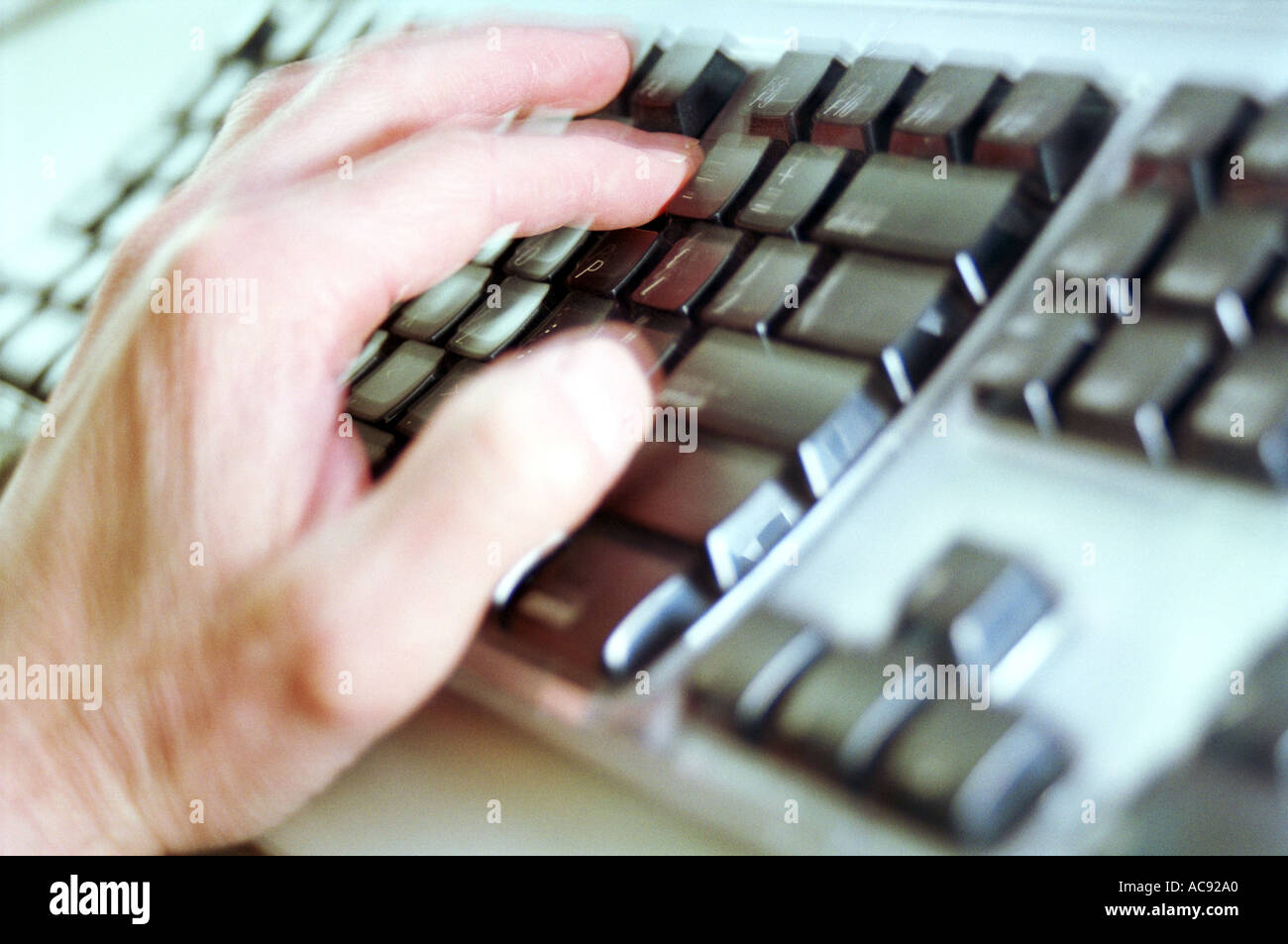 Typing skill hi-res stock photography and images - Alamy