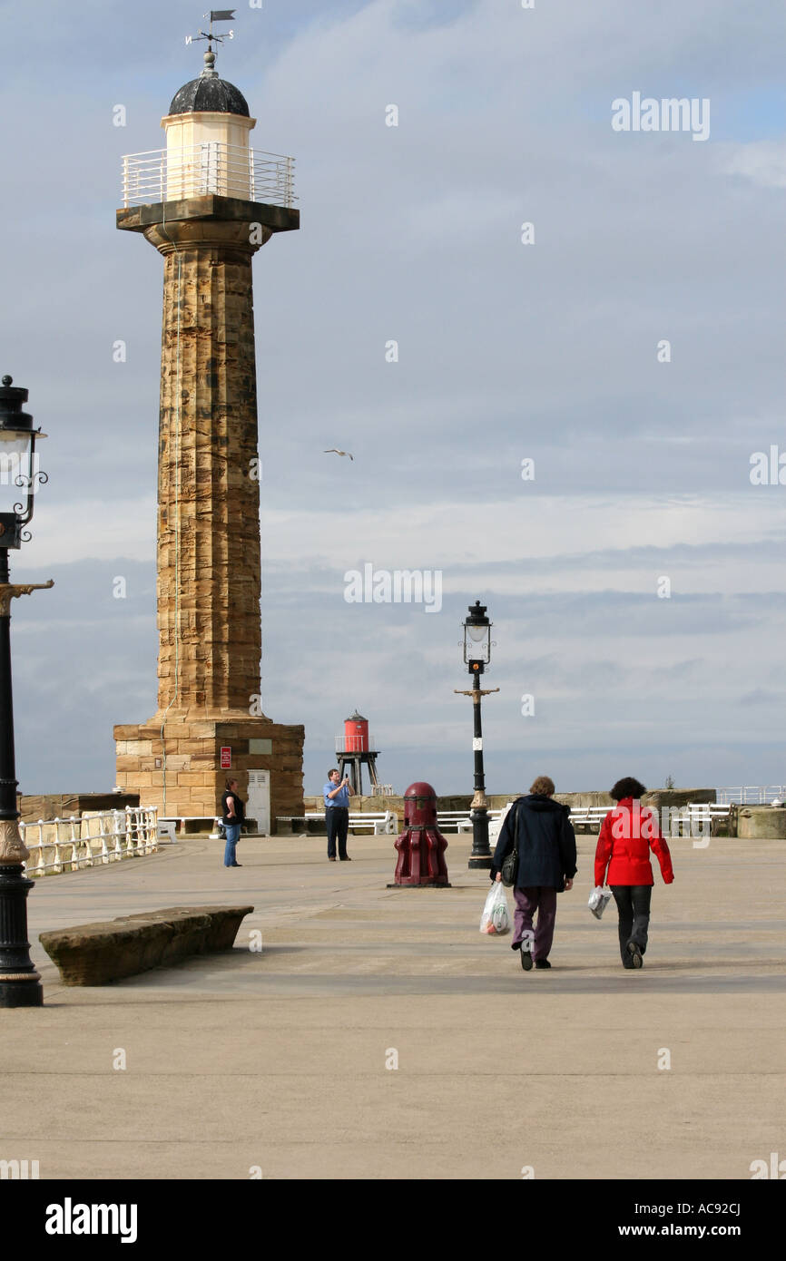 The Pier Whitby North Yorkshire Stock Photo - Alamy