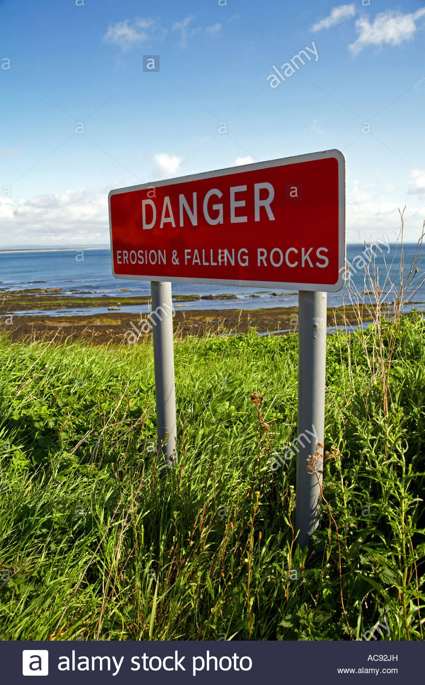 Beware coastal erosion hi-res stock photography and images - Alamy