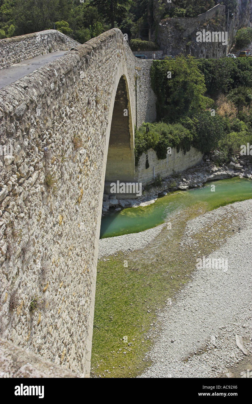 roman bridge, Nyons, France, Provence Stock Photo - Alamy
