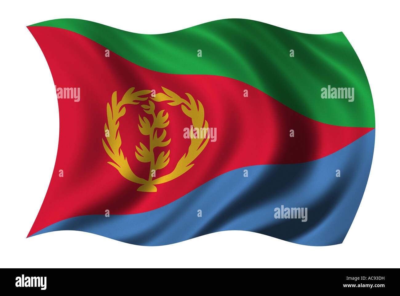 Flag of Eritrea Stock Photo - Alamy