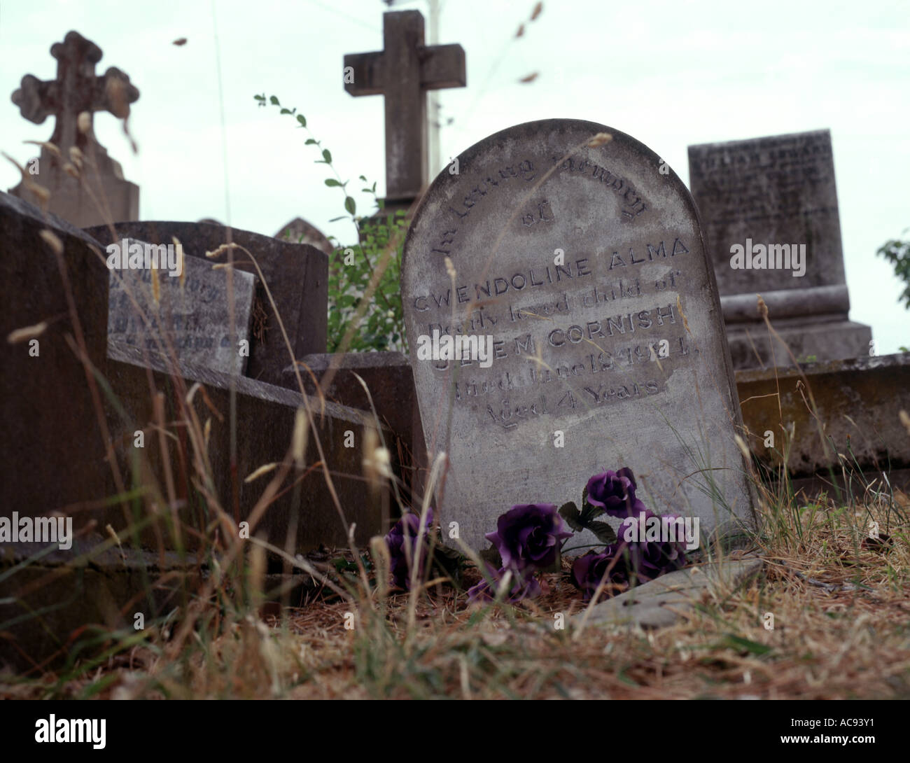 childrens grave, Australia Stock Photo - Alamy