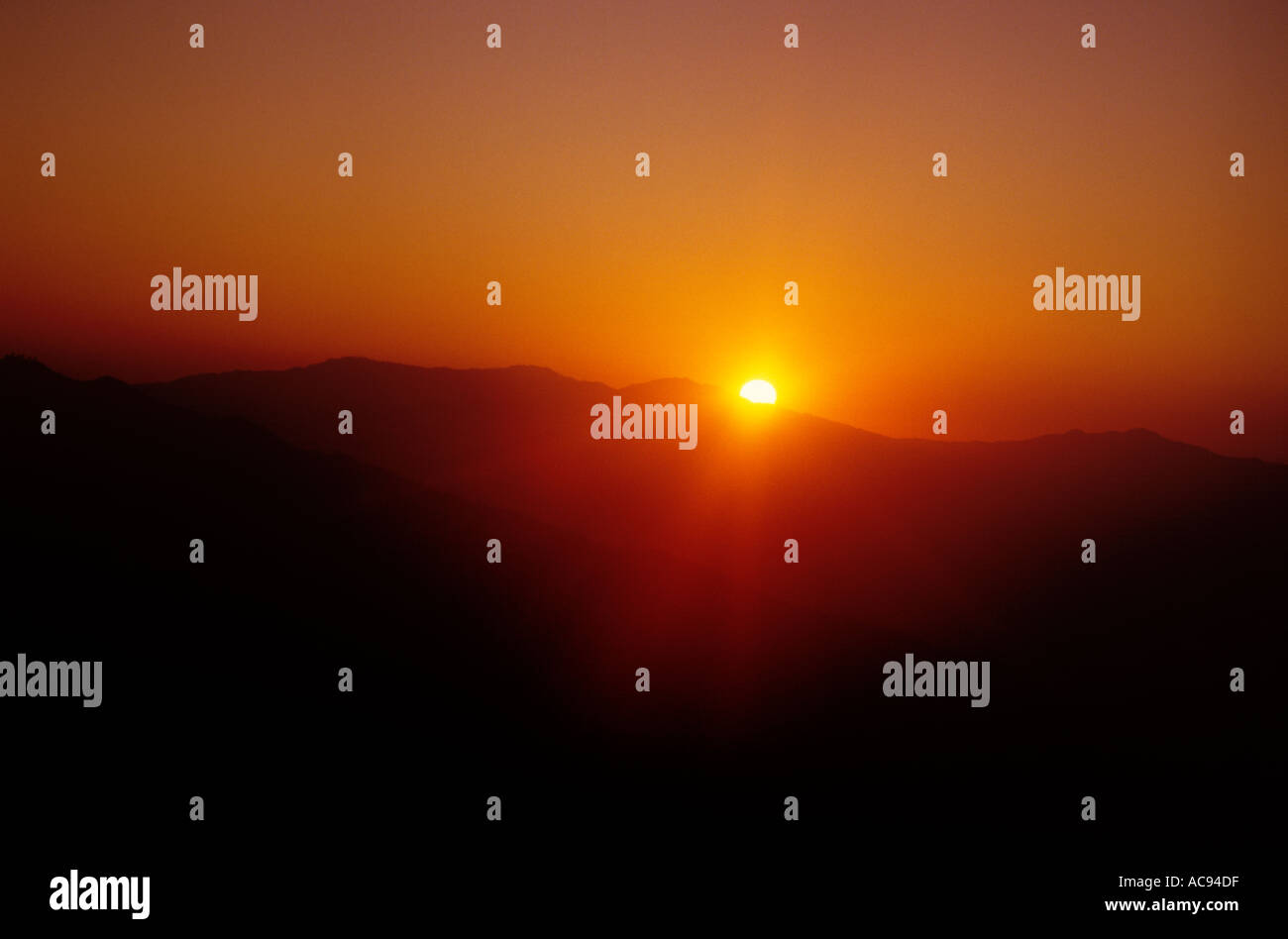 Sunset Himalayas Kathmandu Nepal Stock Photo - Alamy