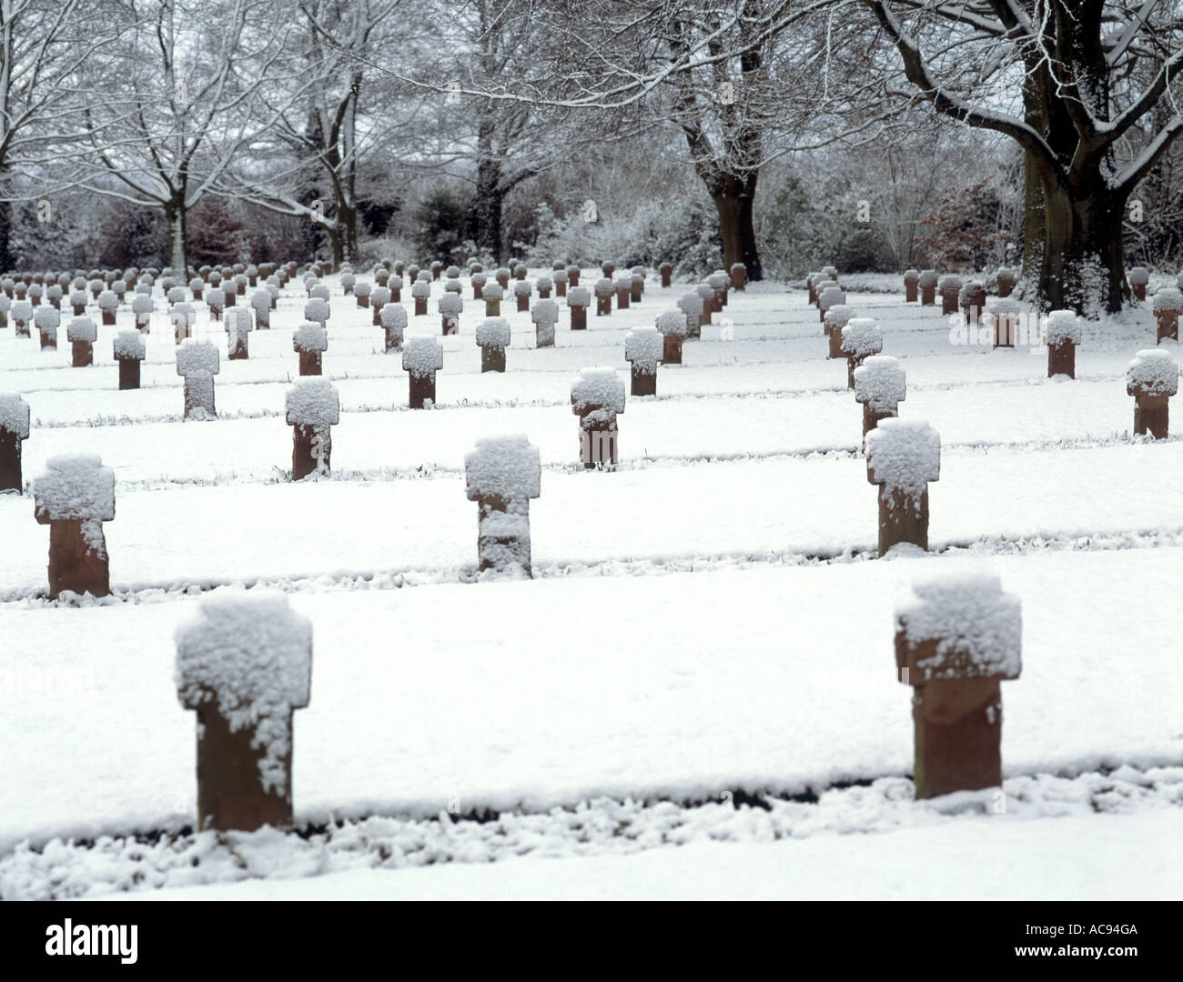 cemetery of german soldiers from the first world war, France Stock ...