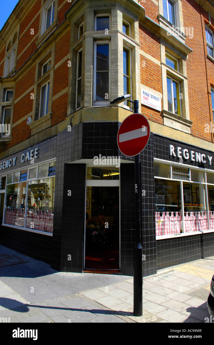 regency cafe westminster london Stock Photo - Alamy