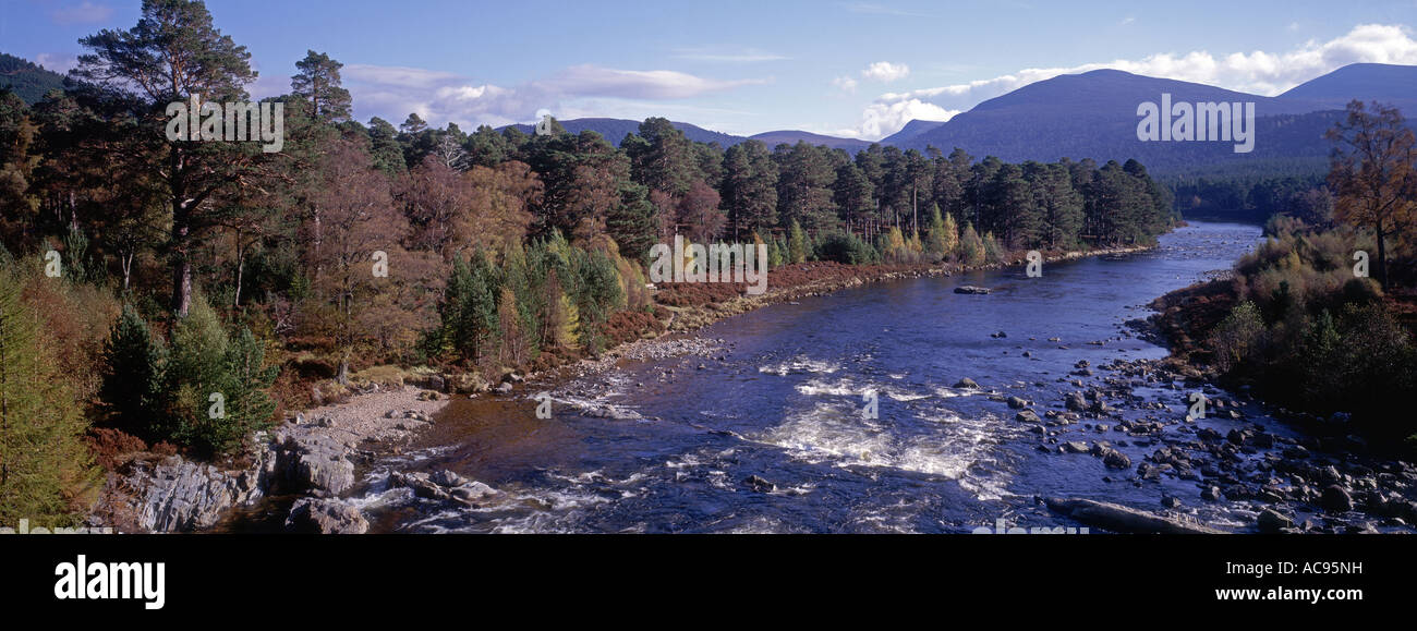River Dee at Invercauld Braemar Grampian Region Scotland Stock Photo ...