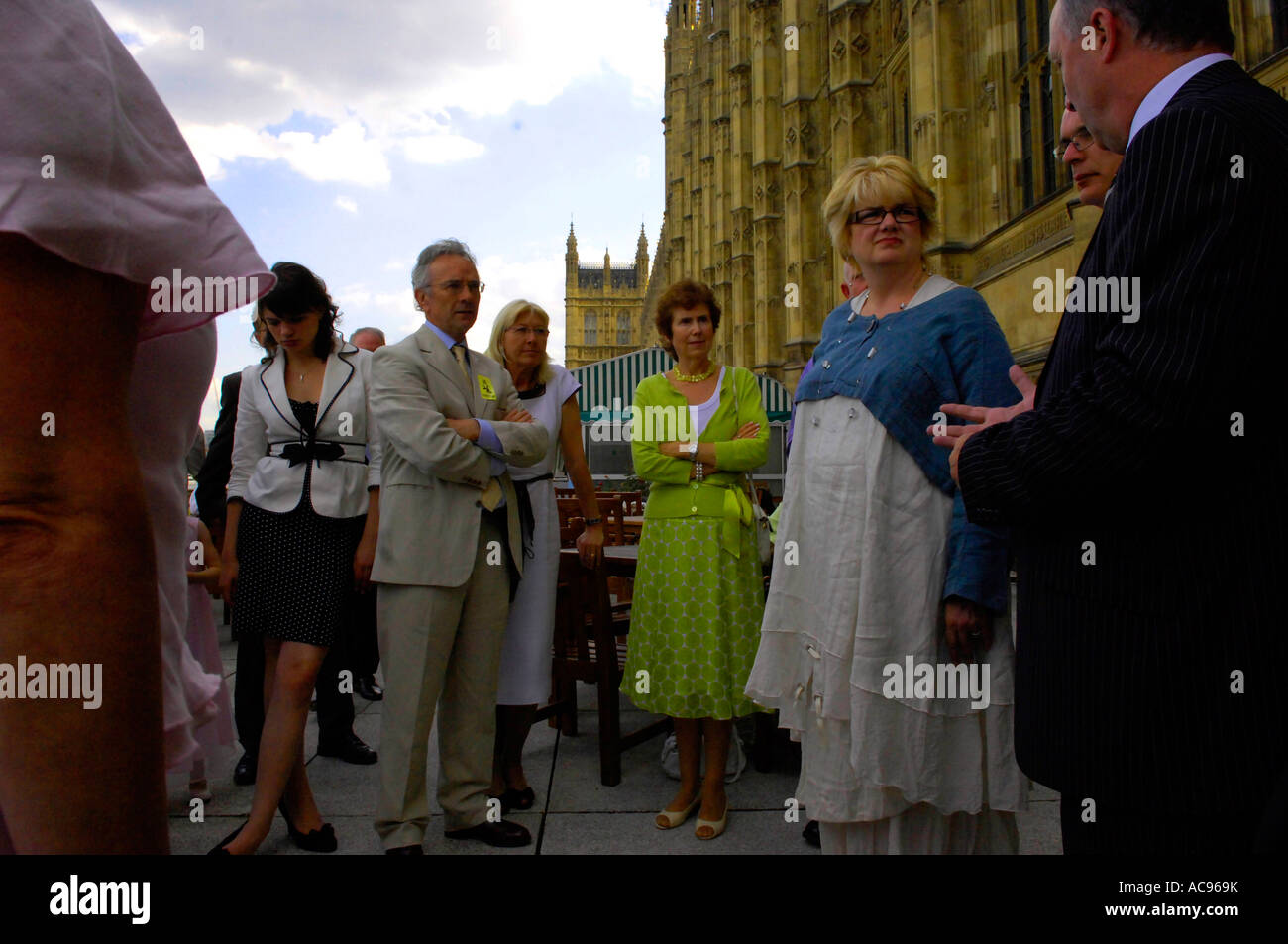 mp member of parliament conducts guided tour terrace houses of ...