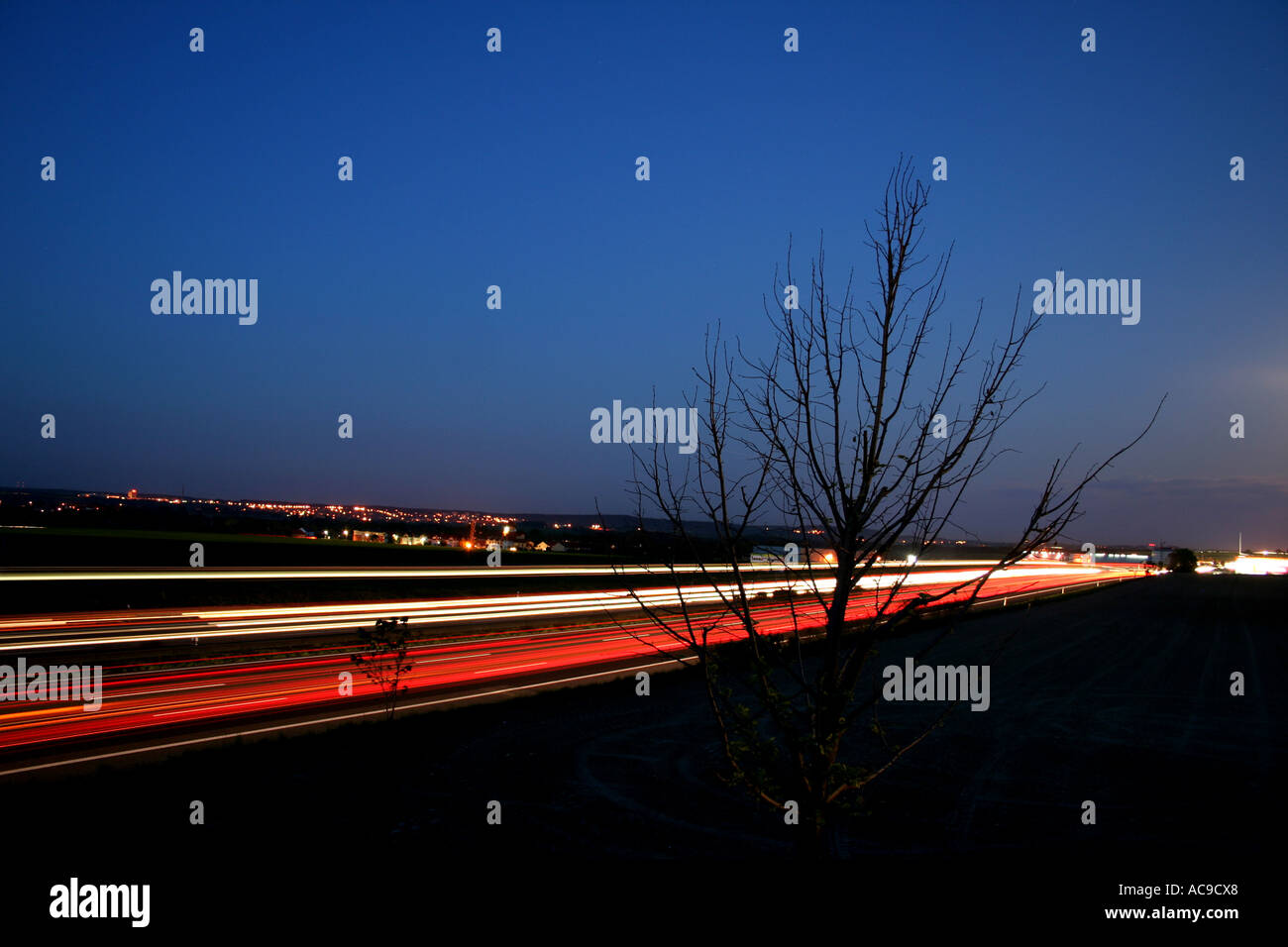 Car moving forward at a junction hi-res stock photography and images ...