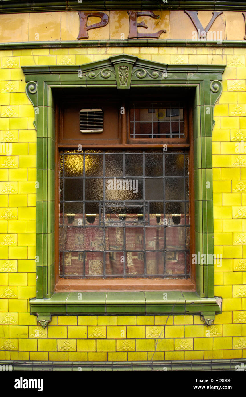 window wines tiles ceramic pub pev peveril of the peak public house ...