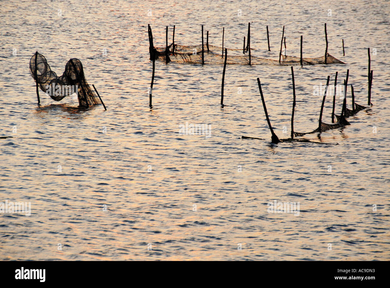 Sunset over the Venetian lagoon Stock Photo - Alamy