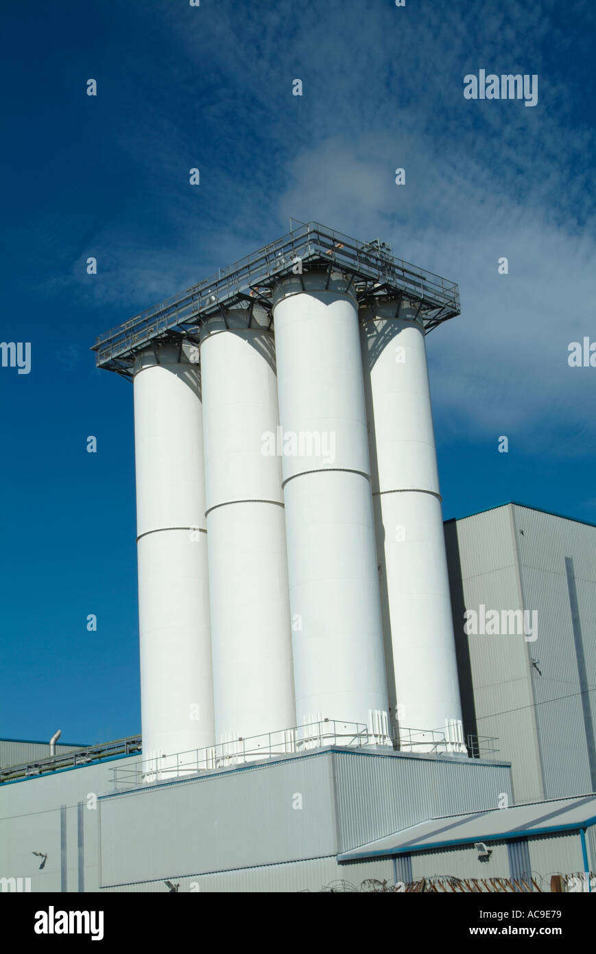 chemical storage towers Stock Photo - Alamy