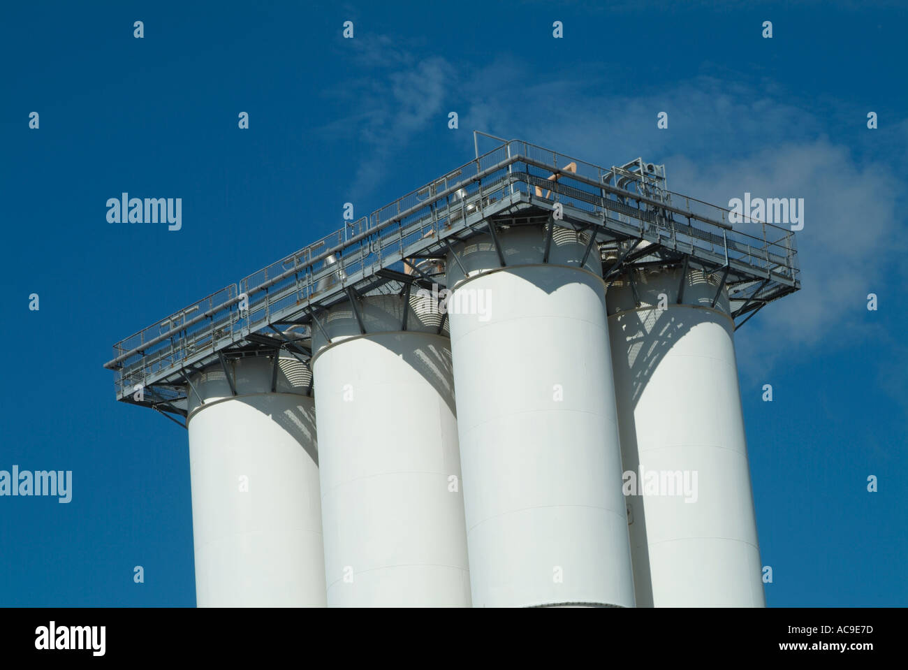 chemical storage towers Stock Photo - Alamy
