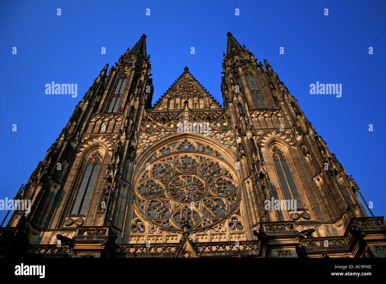 Prague castle and St. Vitus Cathedral Stock Photo - Alamy