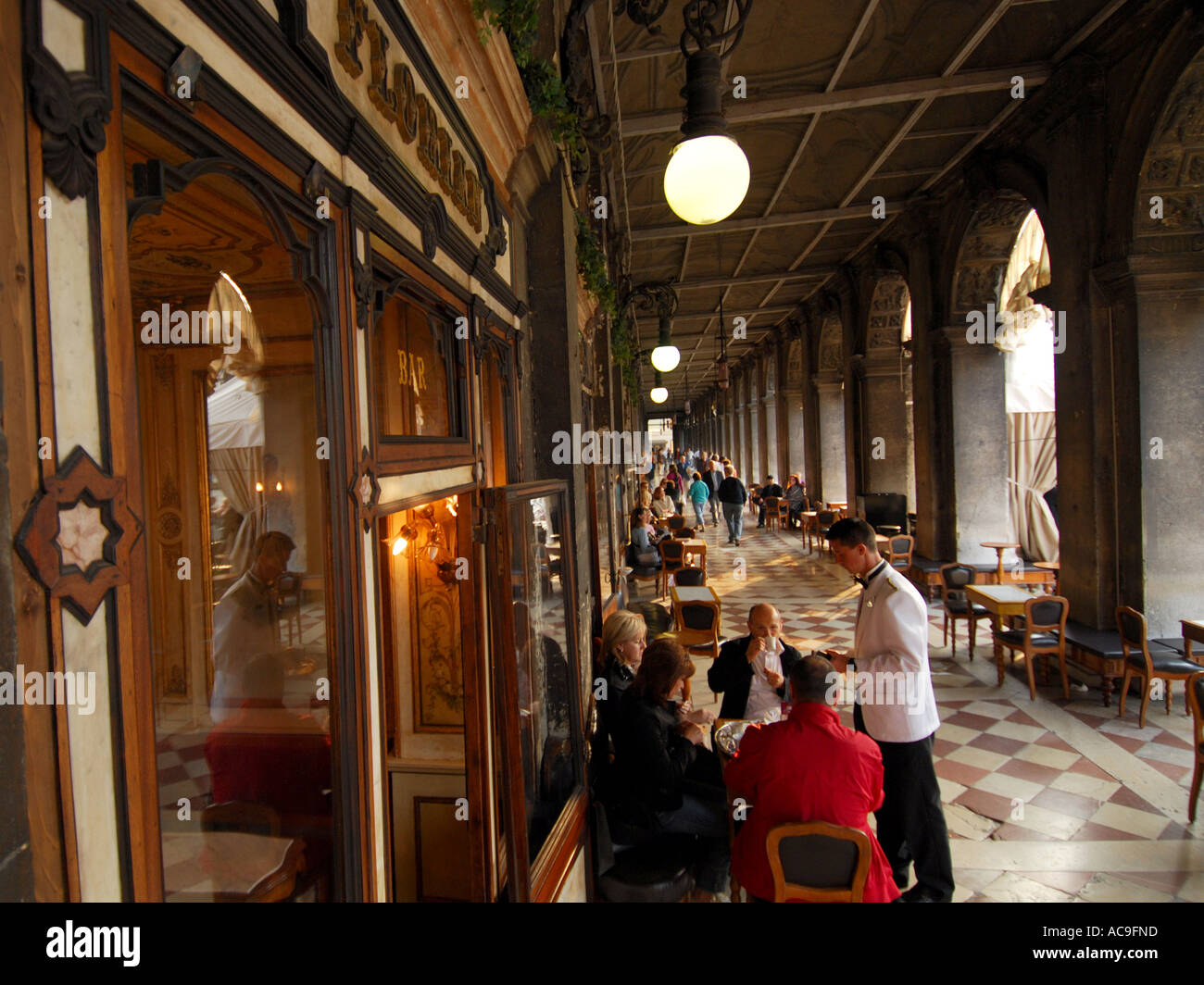 Florian Cafe St Marks Square Venice Italy Stock Photo - Alamy