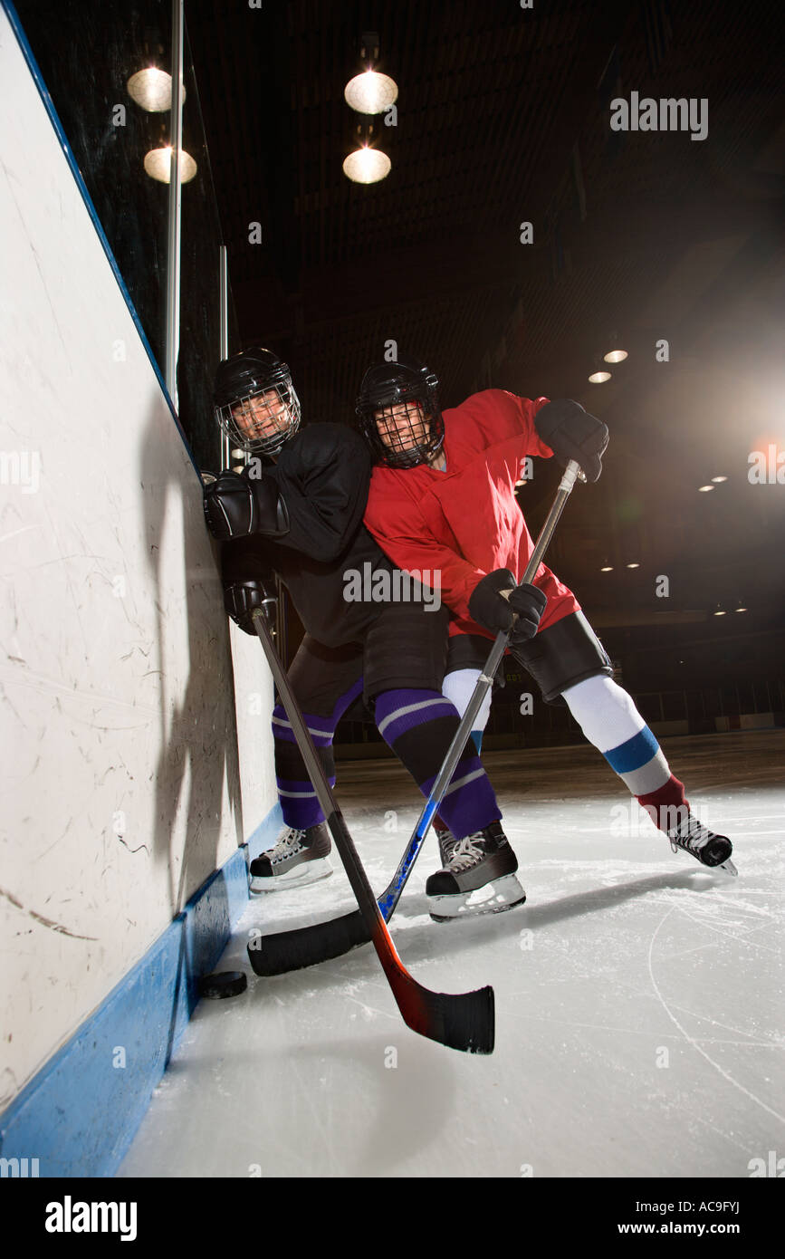 Ice hockey player fighting hi-res stock photography and images - Alamy