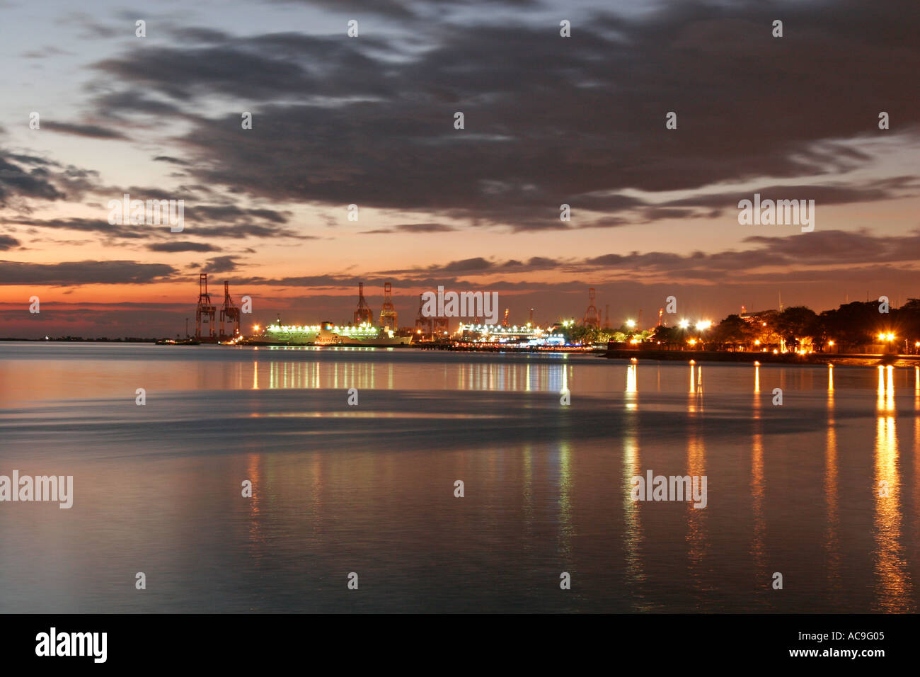 Sunset, Manila Bay, Philippines Stock Photo - Alamy