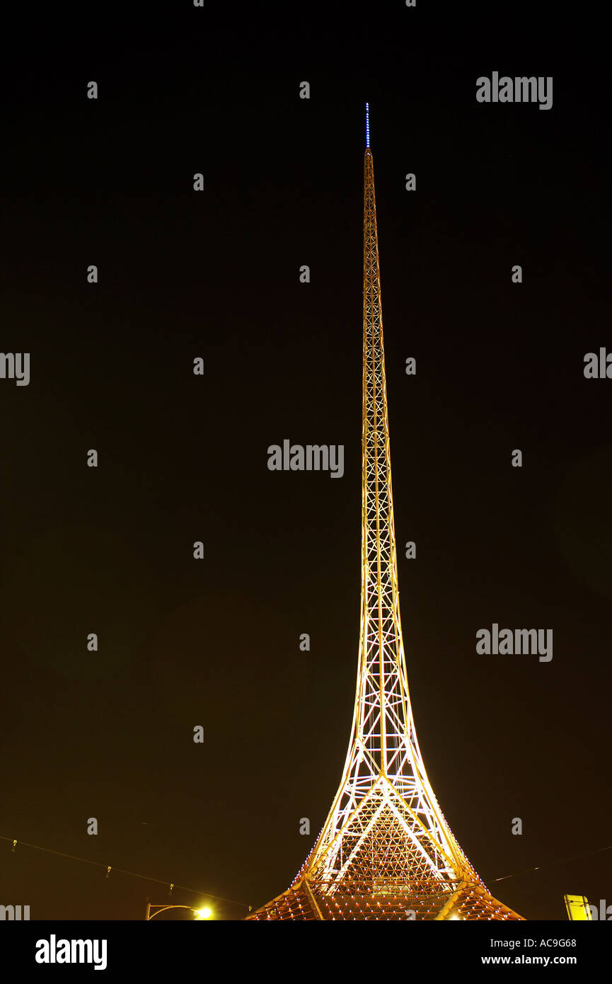Spire of Victorian Arts Centre Melbourne Victoria Australia Stock Photo ...