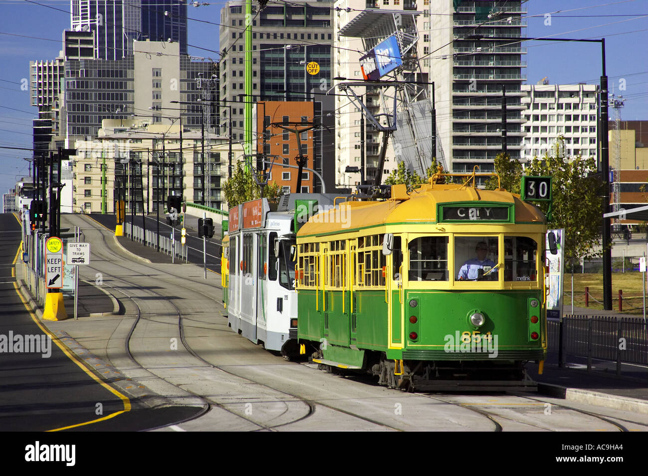 Melbourne trams hi-res stock photography and images - Alamy