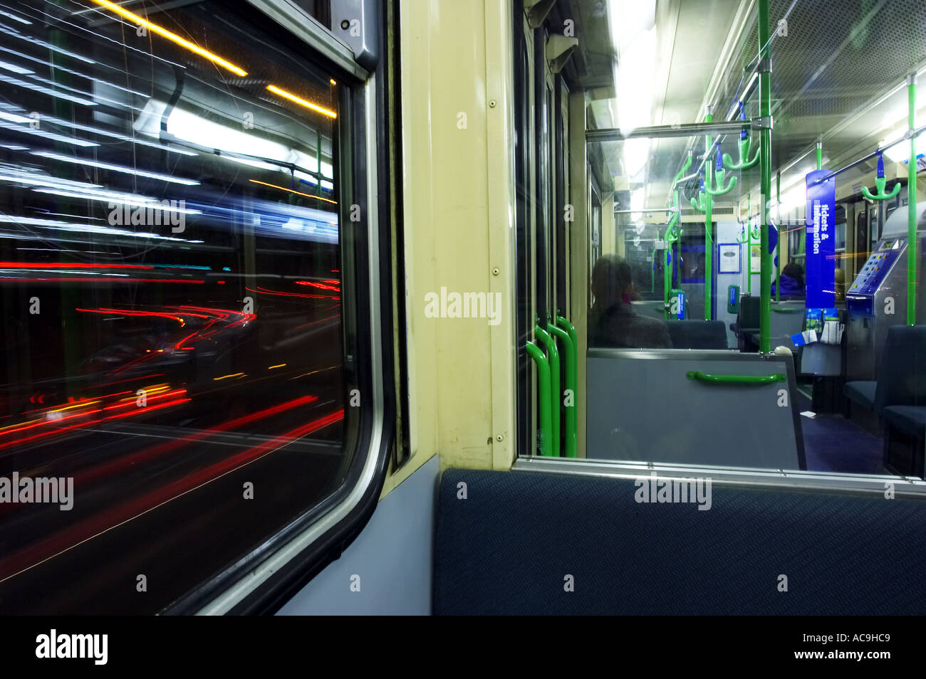 Tram Interior Melbourne Victoria Australia Stock Photo - Alamy